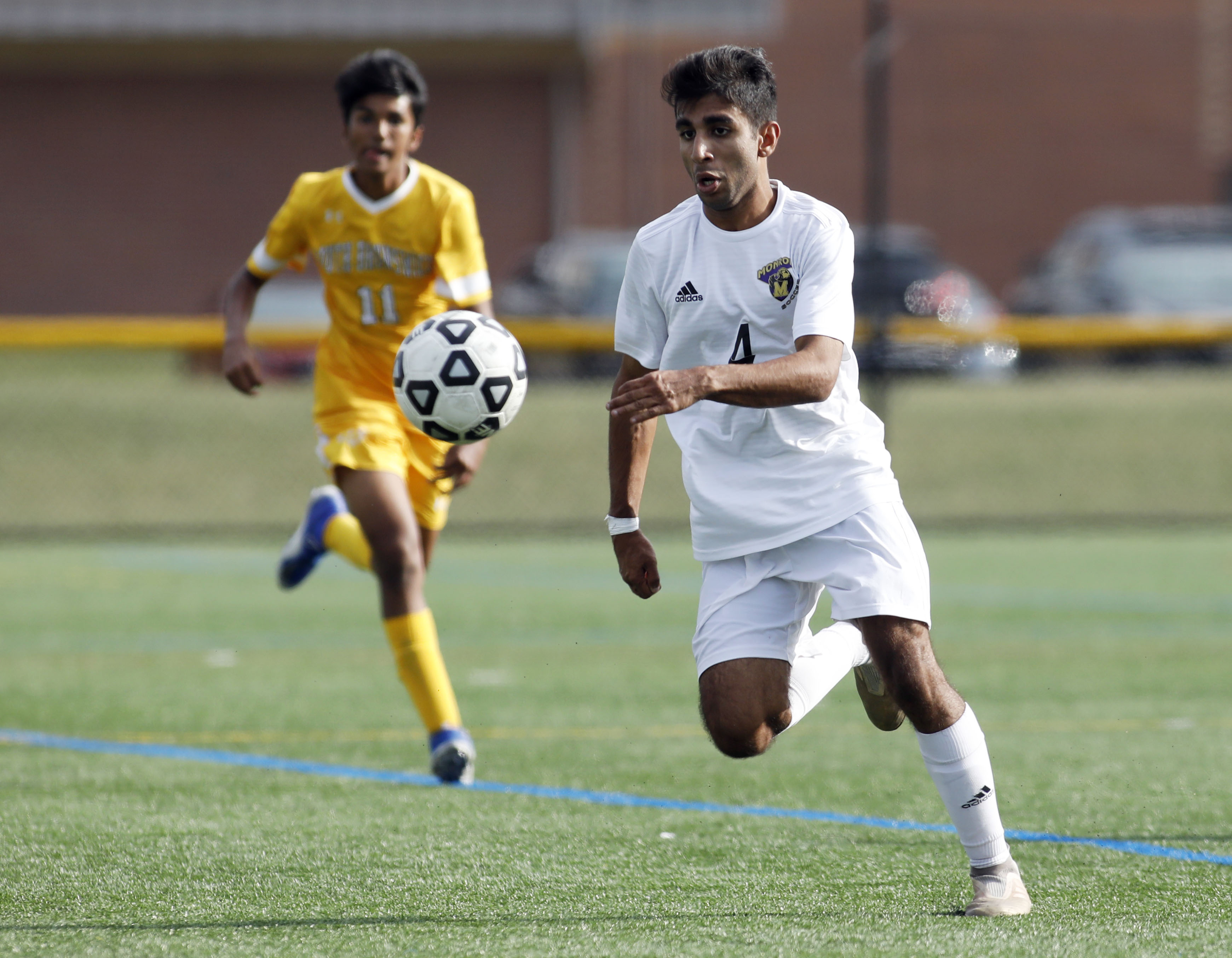 Boys Soccer: Monroe defeats South Brunwswick in GMC action on 10-7-19 ...