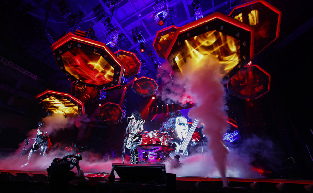 Legendary rockers KISS perform at PPL Center during their End of the ...
