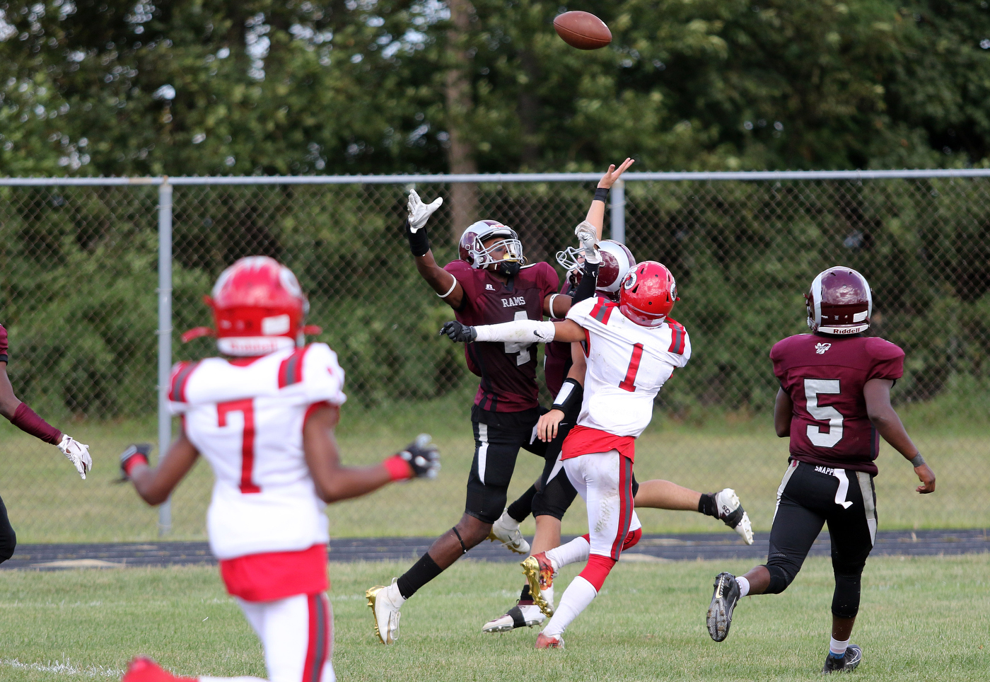 Roselle at South River football game on Sept. 7, 2019. - nj.com