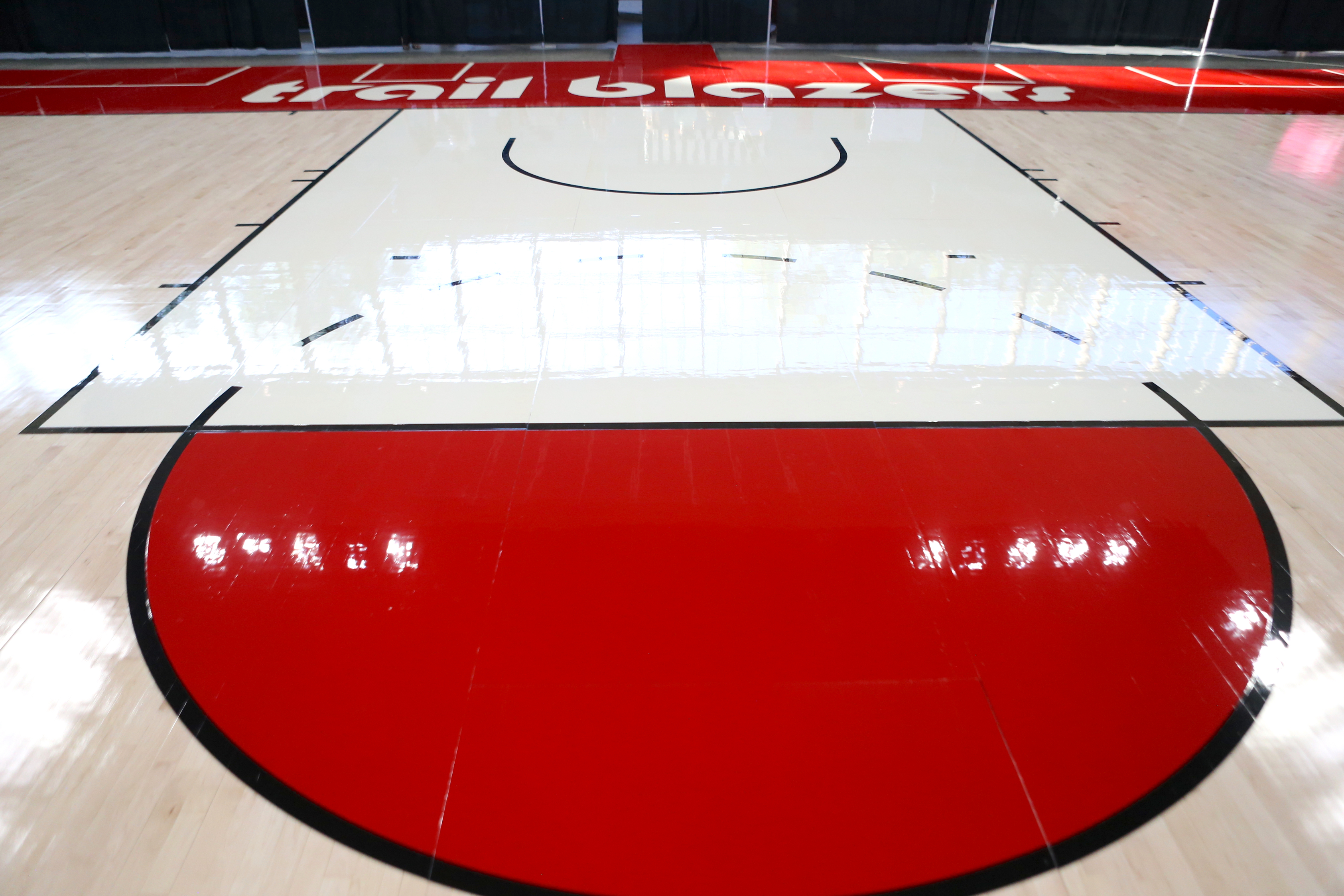 Portland Trail Blazers' 50th anniversary court - oregonlive.com