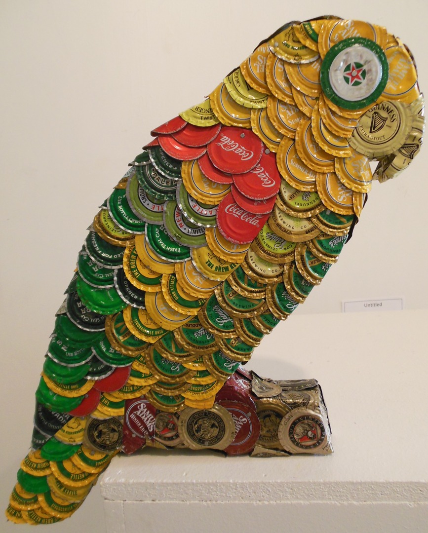 John Taylor-Lehman's beer cap art - cleveland.com