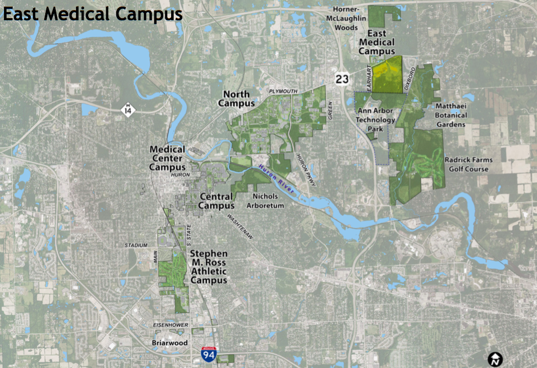 University of Michigan planning for future campus growth, including ...