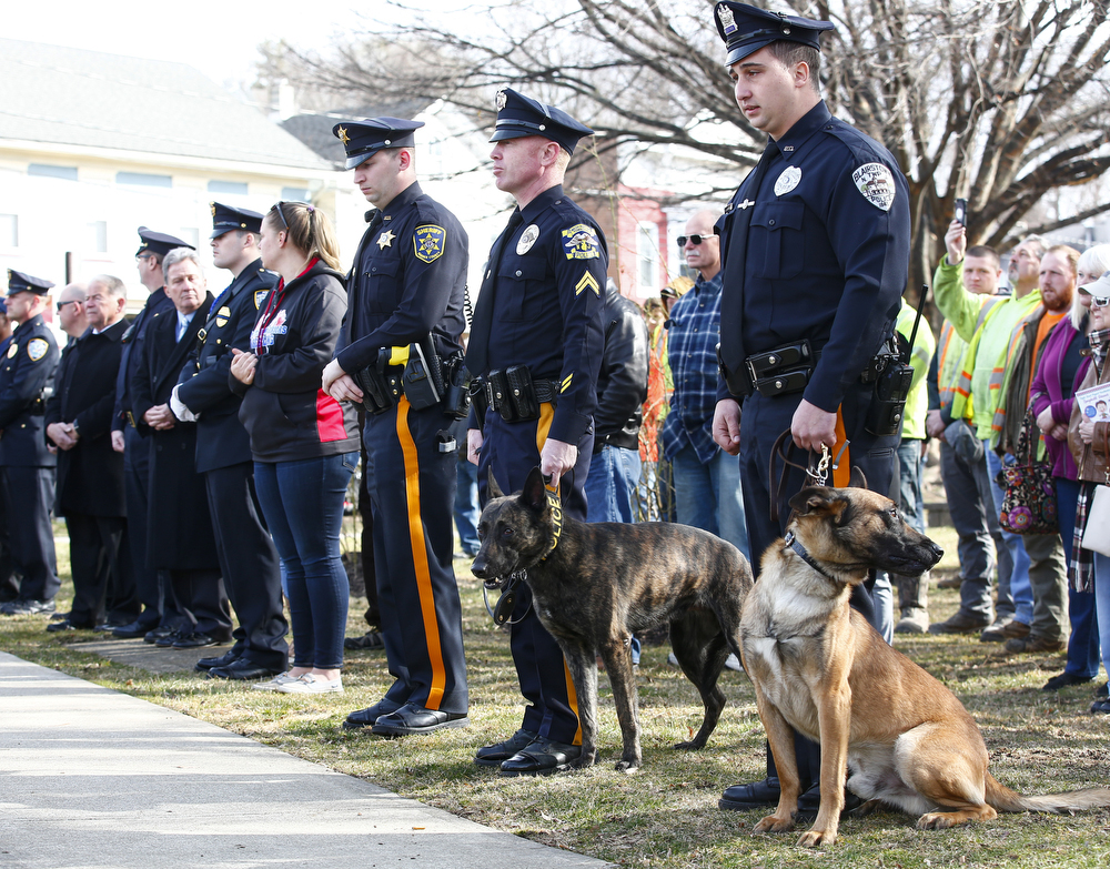 Phillipsburg says goodbye to retired K-9 Officer Taz - lehighvalleylive.com