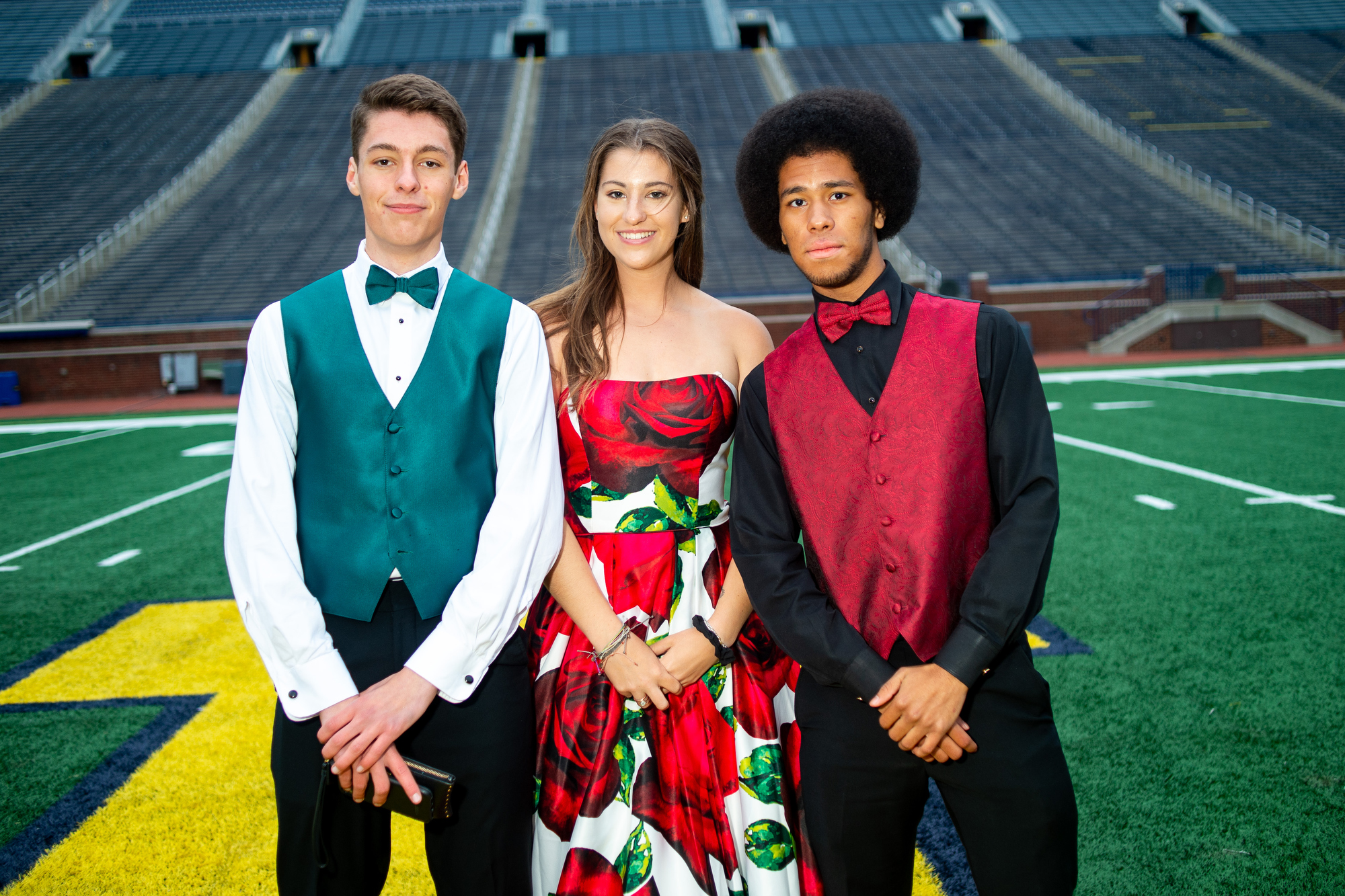 Ann Arbor Huron high school celebrates prom 2019 at Michigan Stadium ...