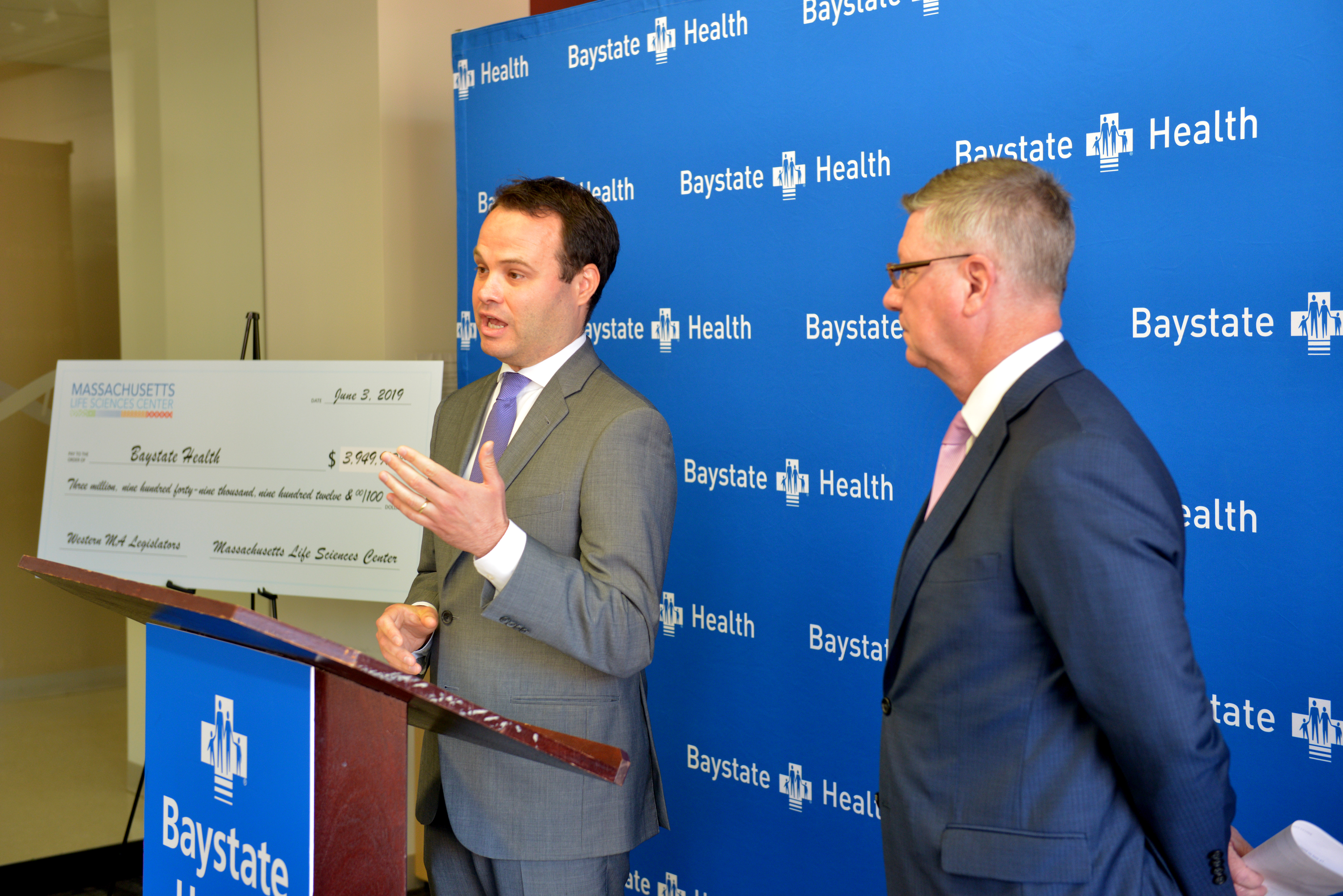 Baystate Health hails $4M grant for clinical trial centers in ...