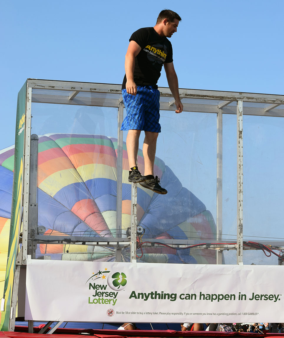 Having fun on the ground at the QuickChek New Jersey Festival of ...