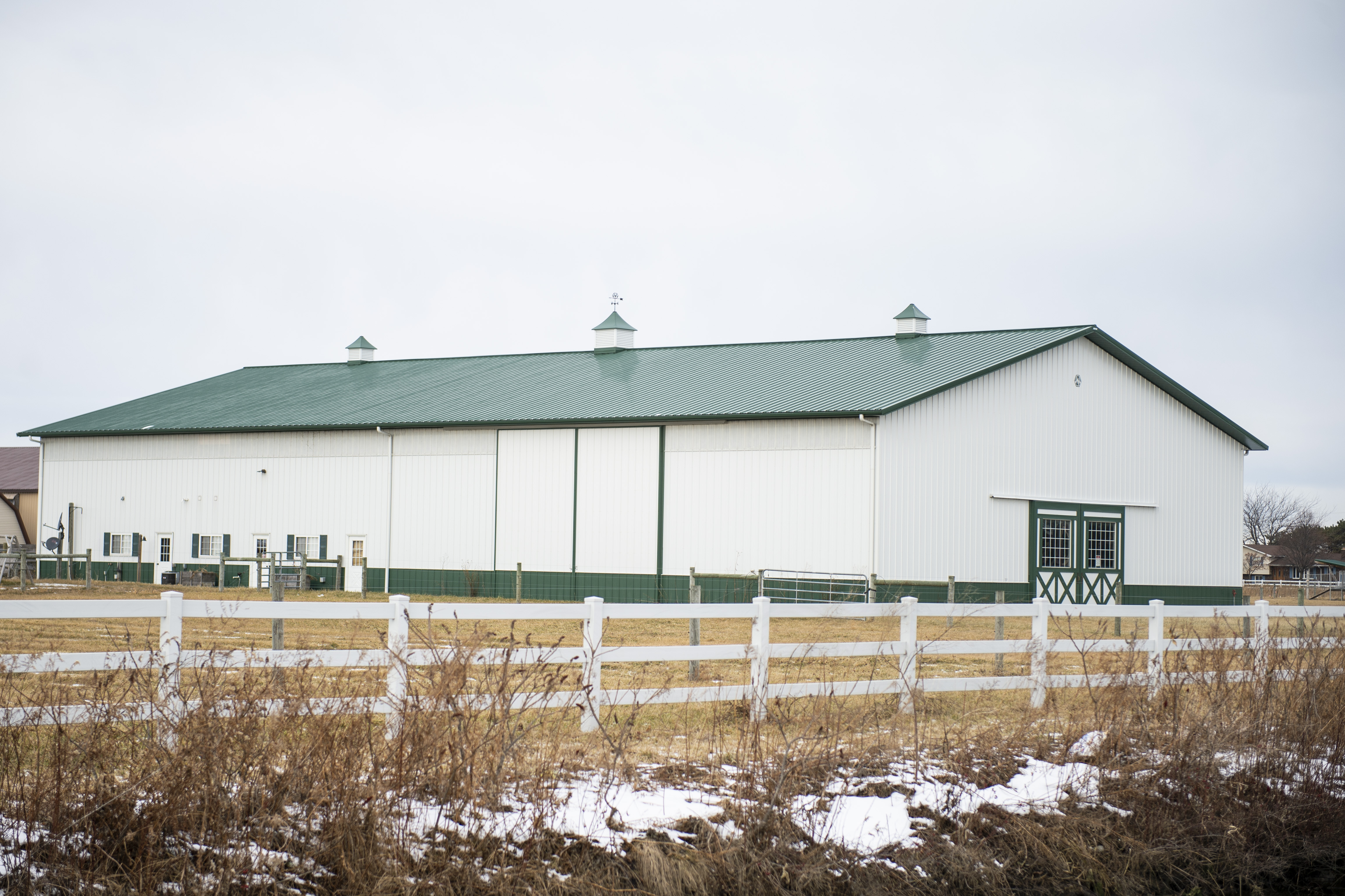 Pole barn on Callahan Road in Hampton Township that is supposed to be a ...