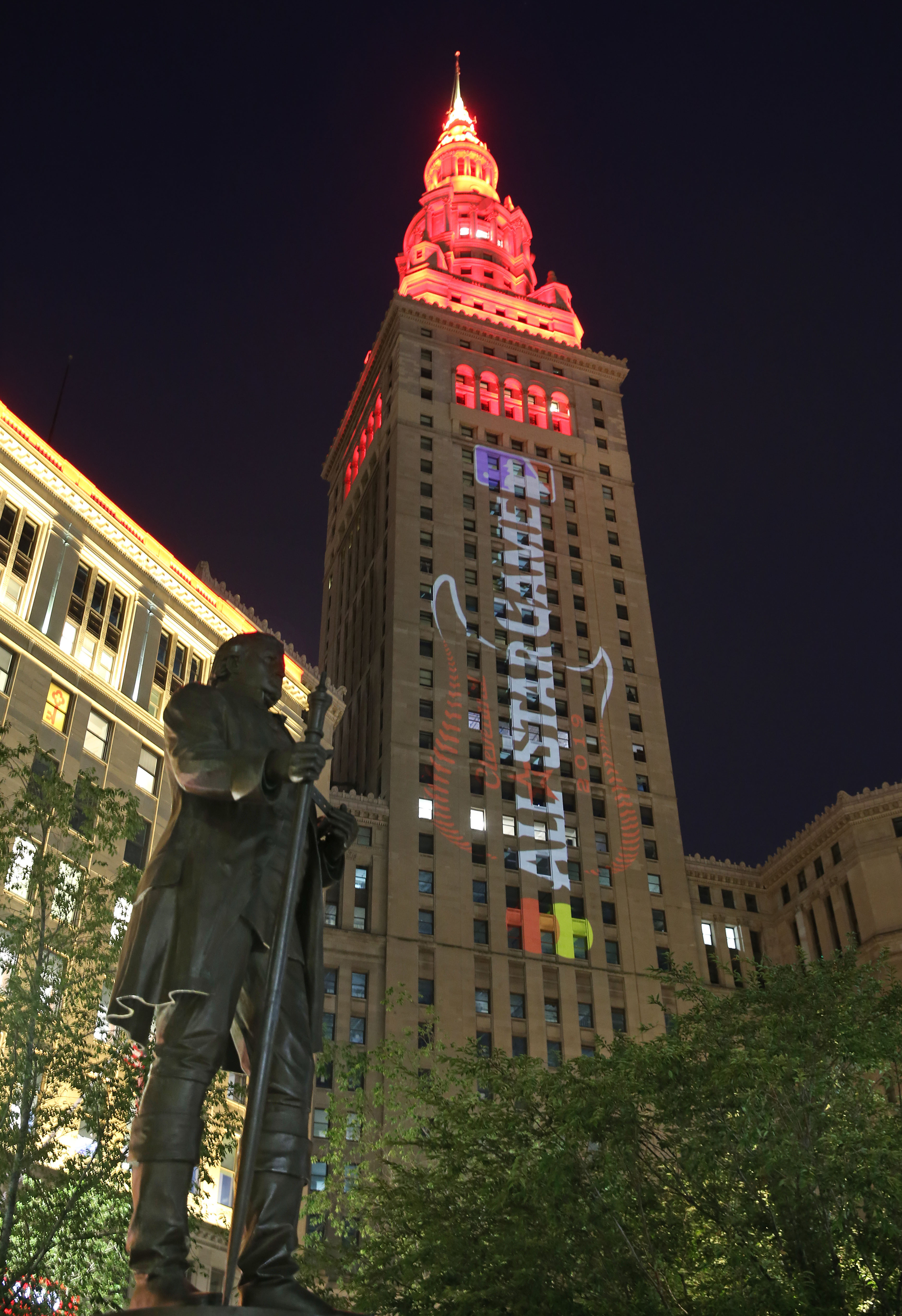 MLB lights up the Terminal Tower - cleveland.com