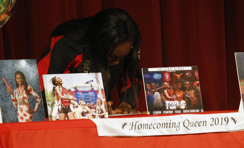 Saucon Valley track and field's Talitha Diggs picks the University of ...