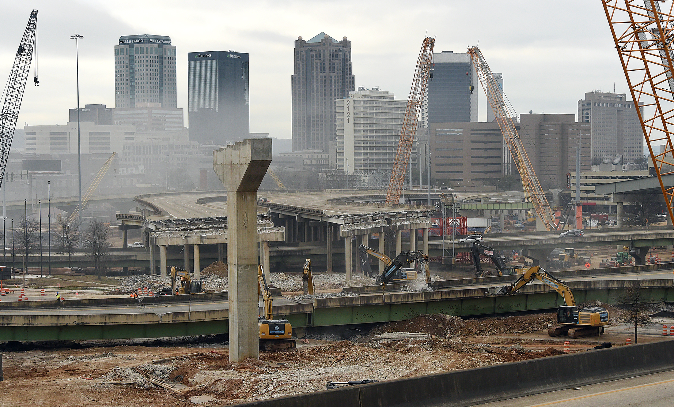 Implosion of Red Mountain Expressway ramp to I-59/20 in Birmingham - al.com