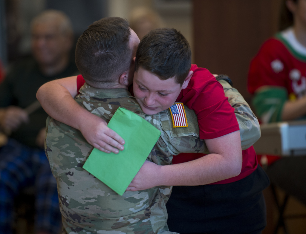 Soldier surprises younger brother with holiday homecoming, Dec. 18 ...