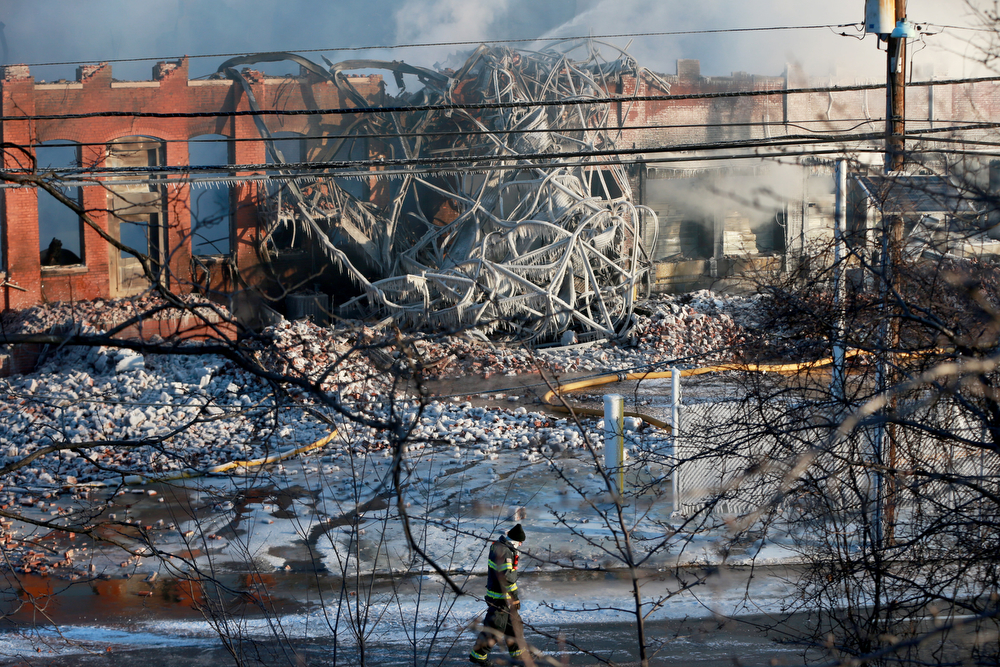 Massive blaze at historic Marcal Paper plant turns building into ...