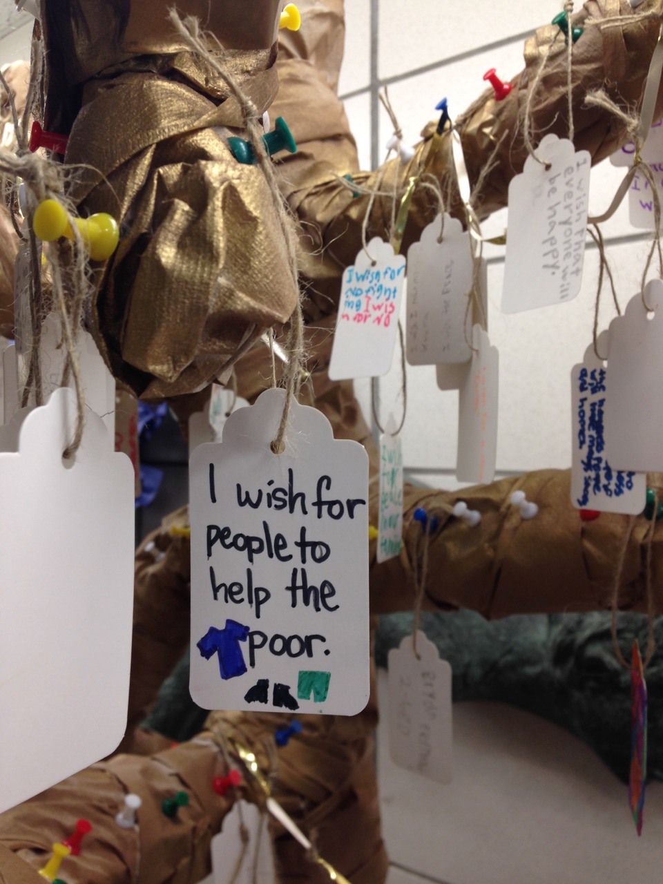 Students share hopes on school's "wish tree" - silive.com