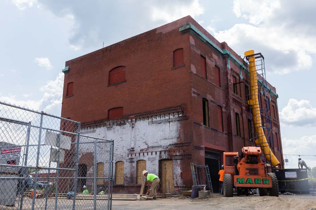 Mason Square apartment project breaks ground at former Indian Motocycle ...