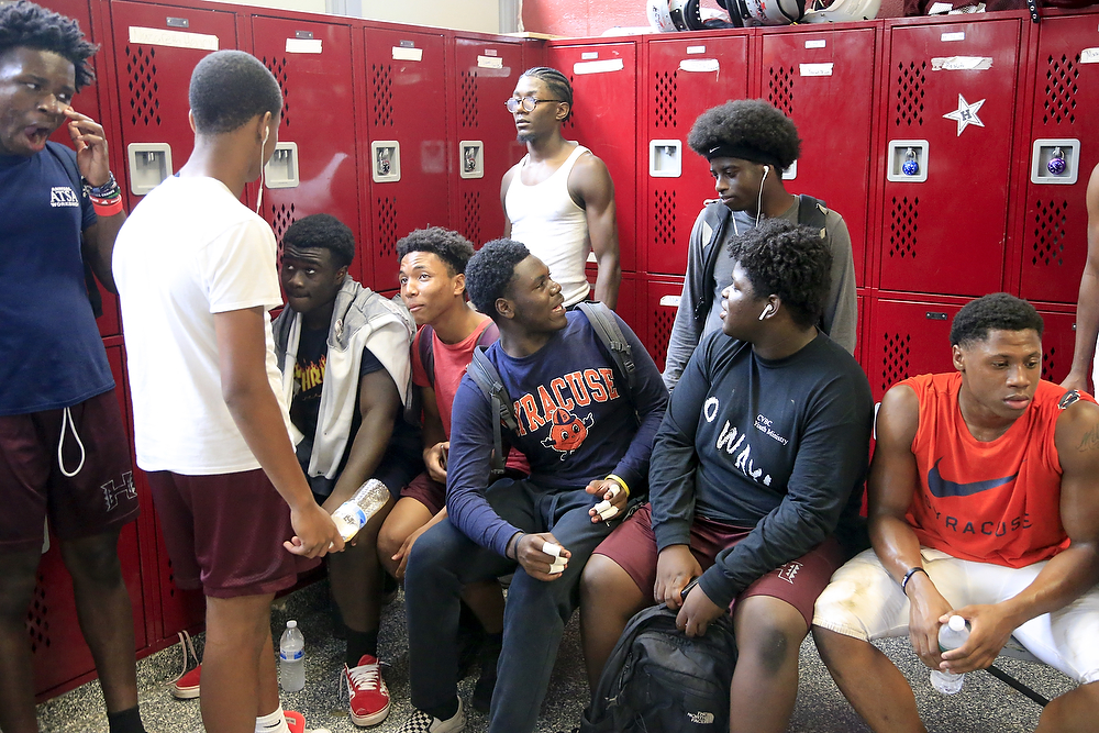 Camp sights: Photo essay of 2019 Hillside football training camp - nj.com