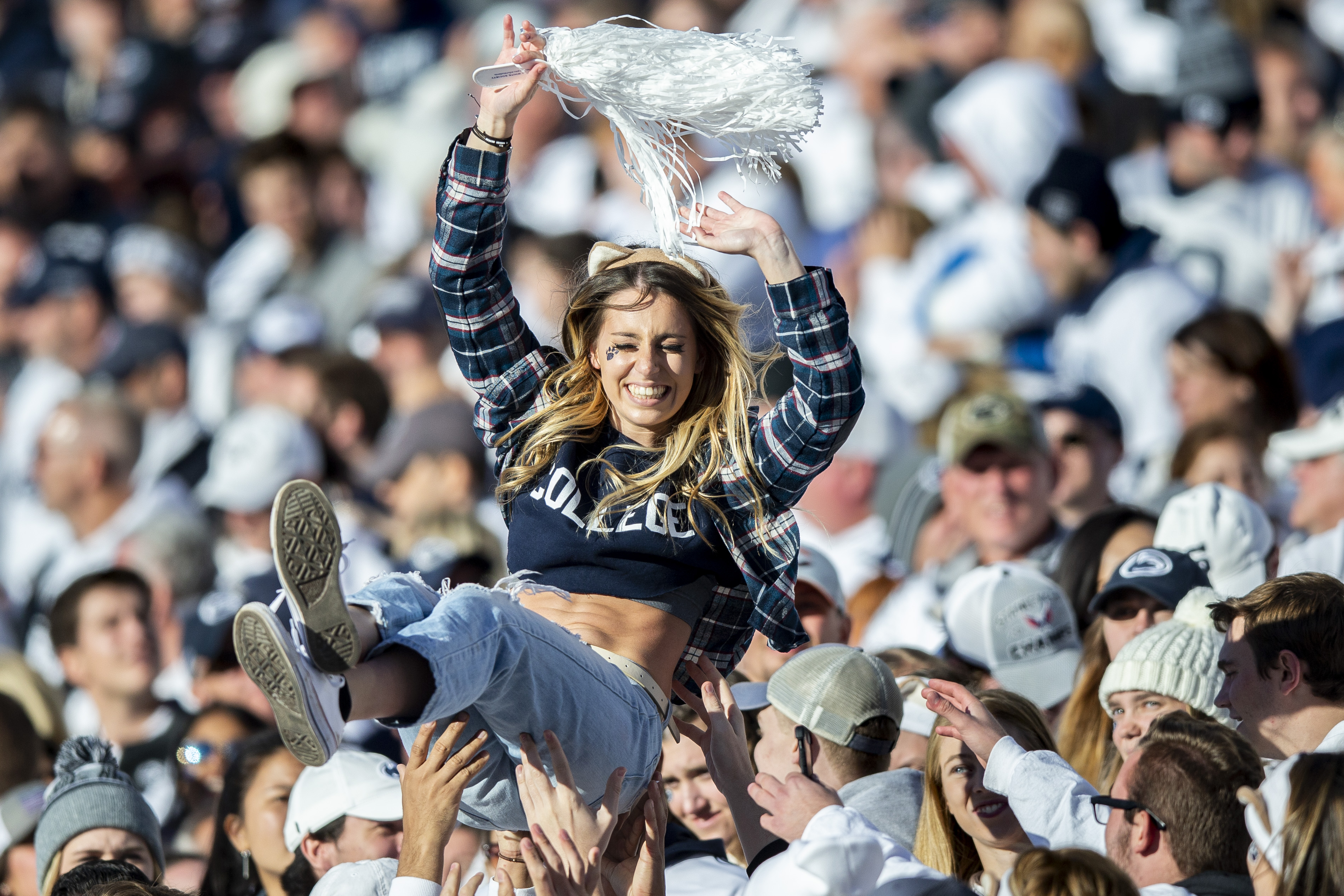 Penn State faces in the crowd; 2018's best fan shots - pennlive.com