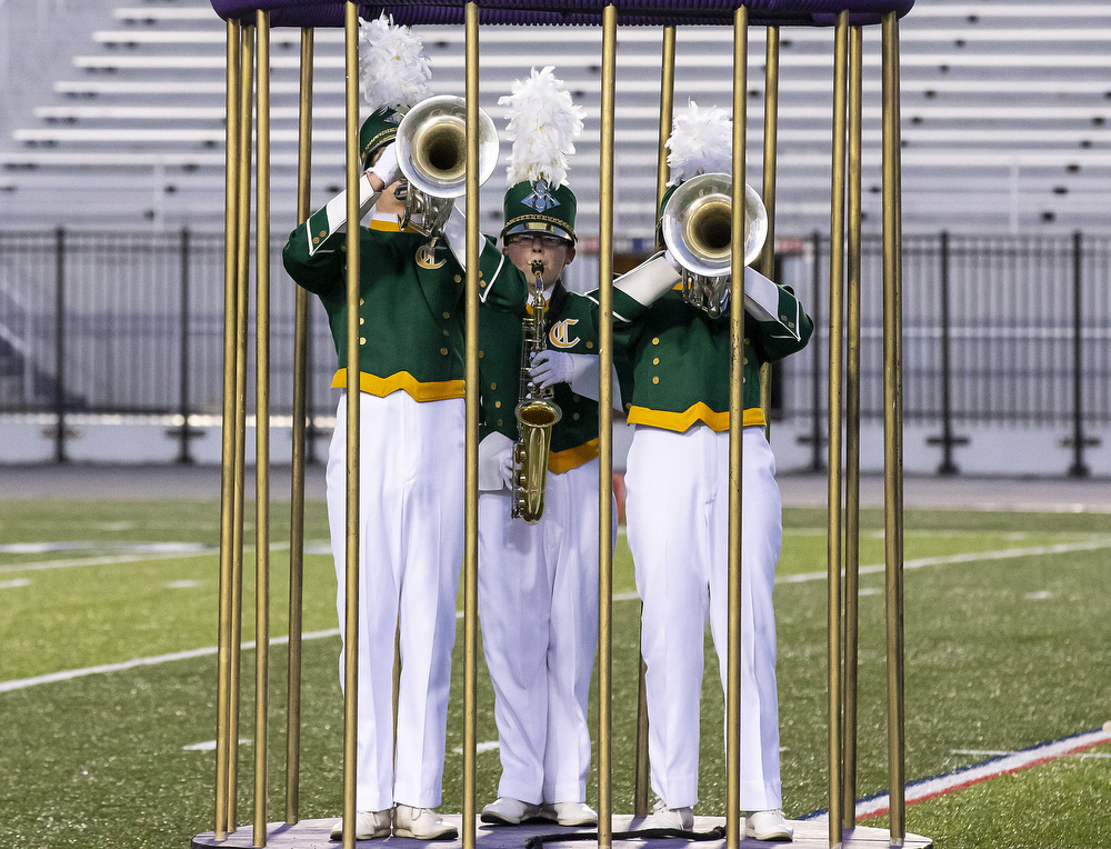 Carlisle and Camp Hill Marching Bands compete in the Cavalcade of Bands ...