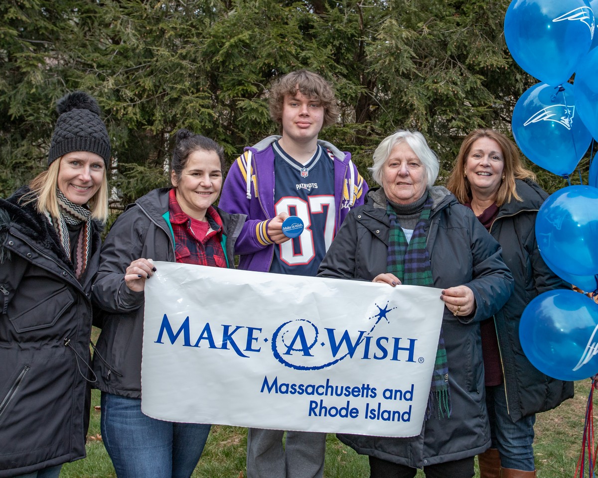 Wish Celebration Tailgate party for 18-year-old Harrison Larson of ...