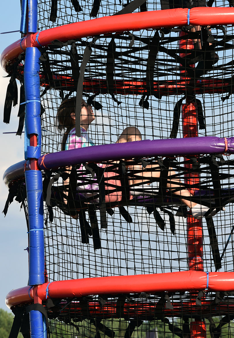 Having fun on the ground at the QuickChek New Jersey Festival of ...