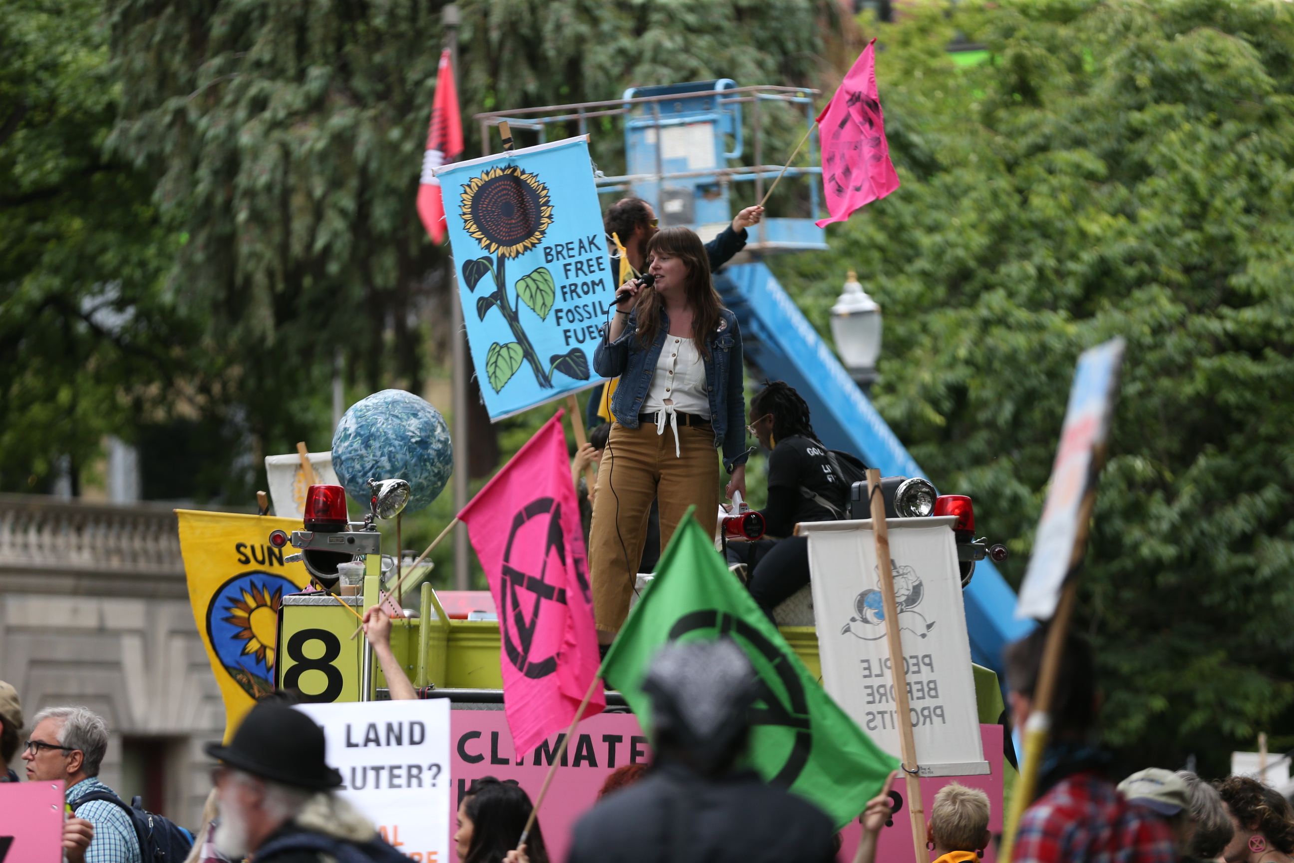 Climate Change Demonstration in Downtown Portland - oregonlive.com