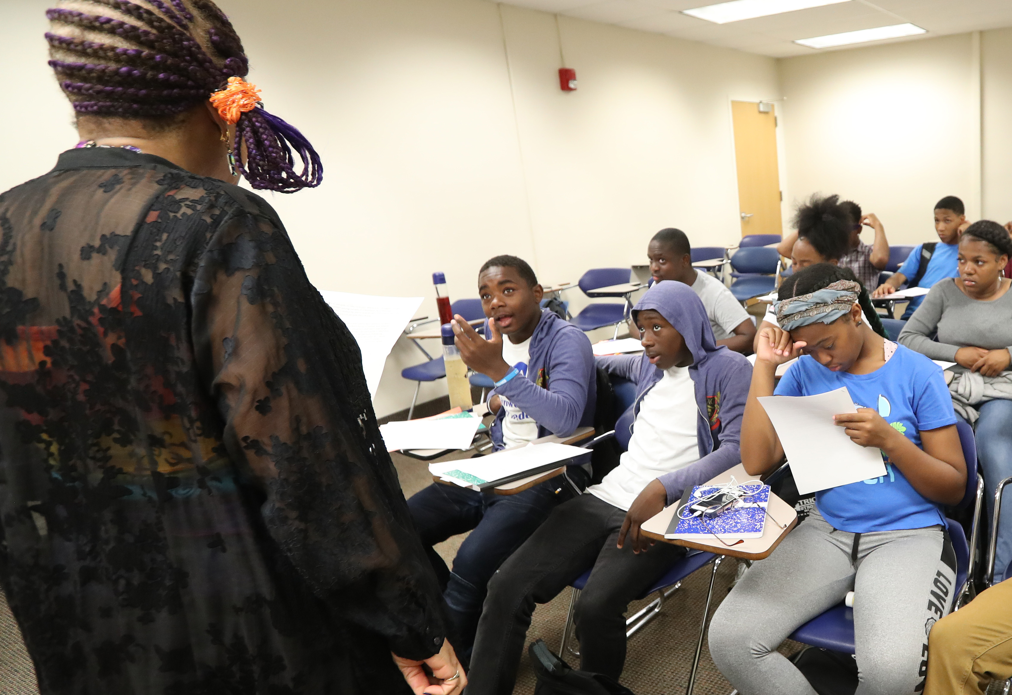 Upward Bound students write short stories about tough choices faced by ...