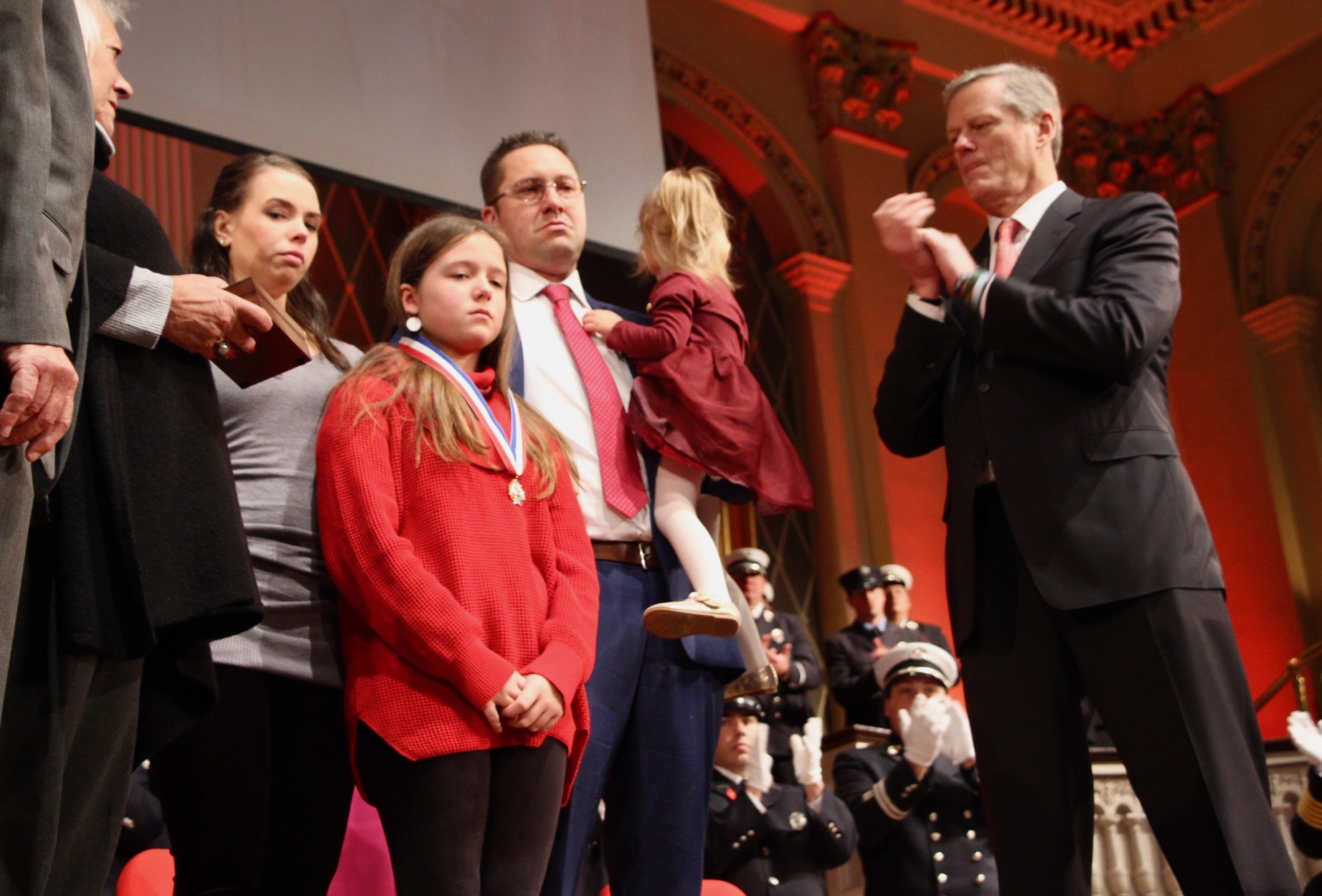 Daughter of fallen Worcester Firefighter Christopher Roy accepts ...