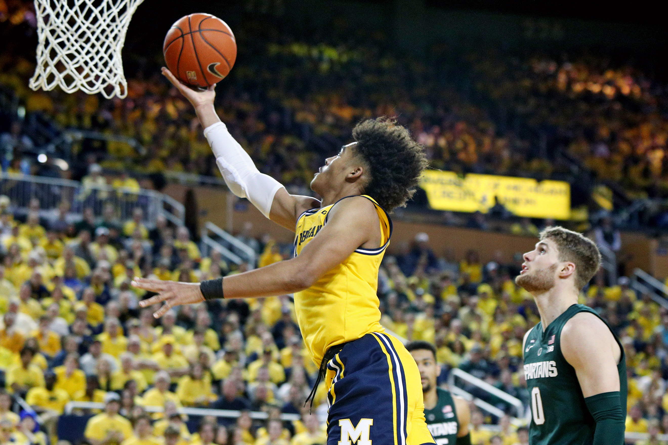 College basketball: Michigan vs. Michigan State - February 24, 2019 ...