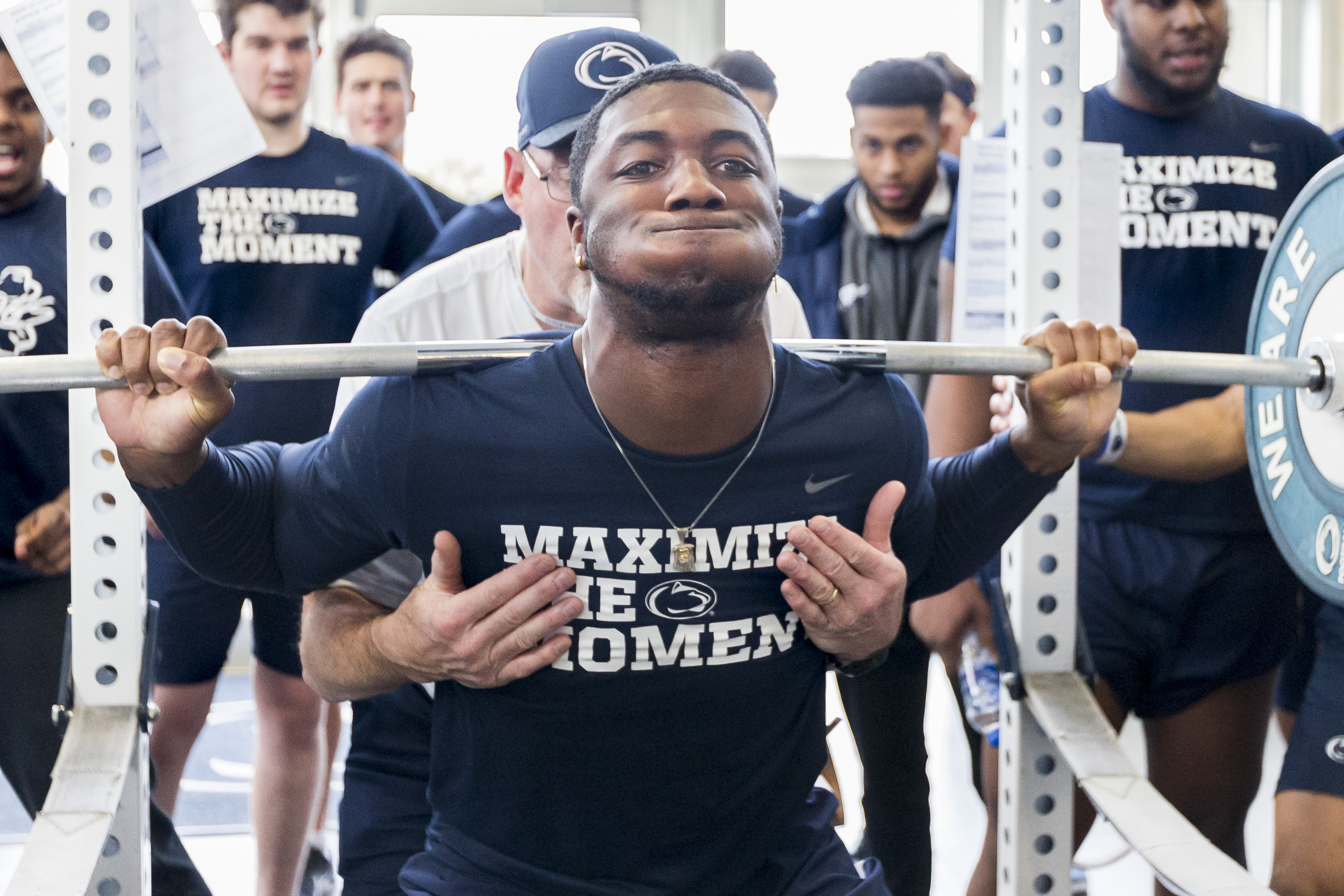More scenes from Penn State's winter workouts - pennlive.com