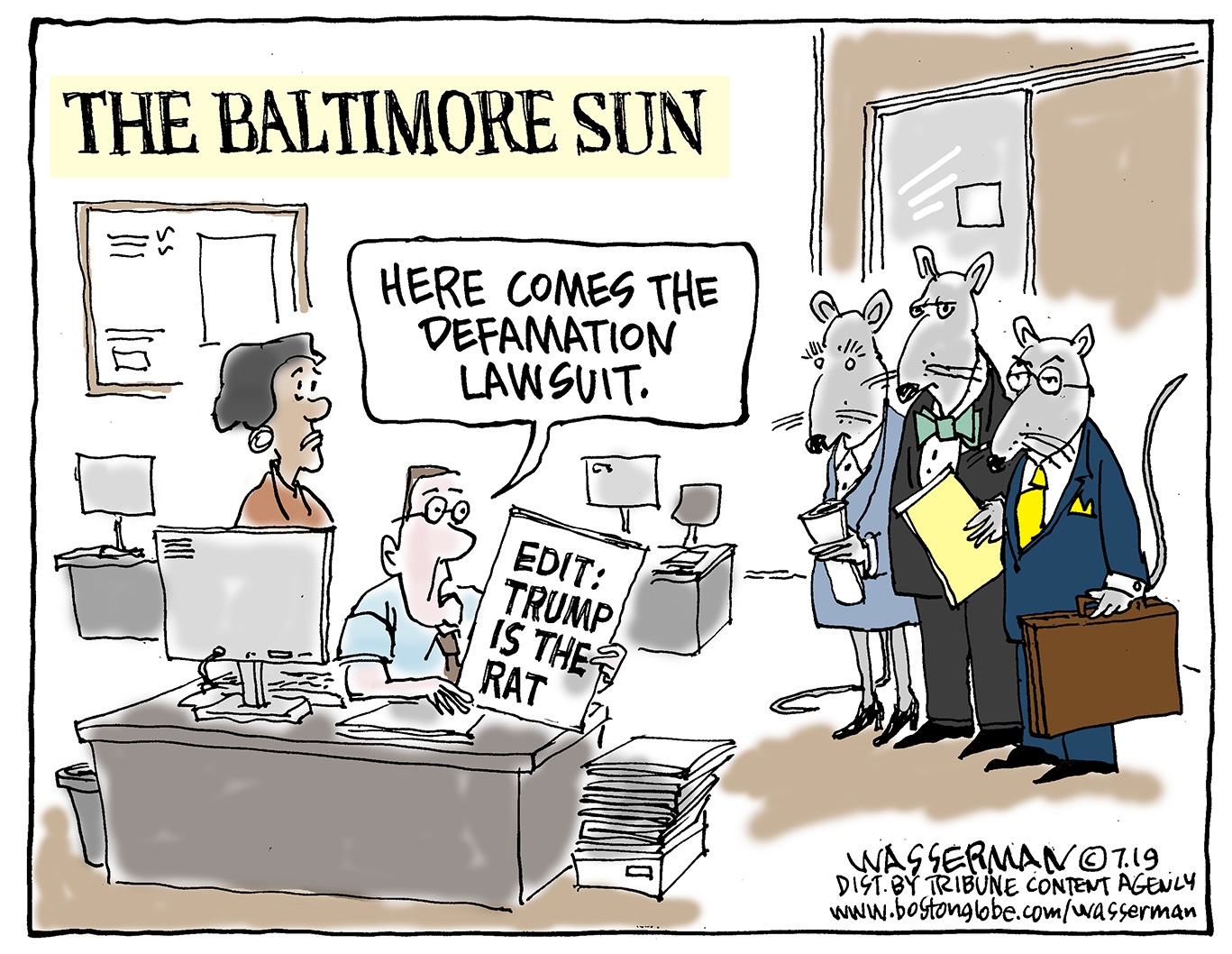 Editorial cartoons for Aug. 4, 2019 - cleveland.com