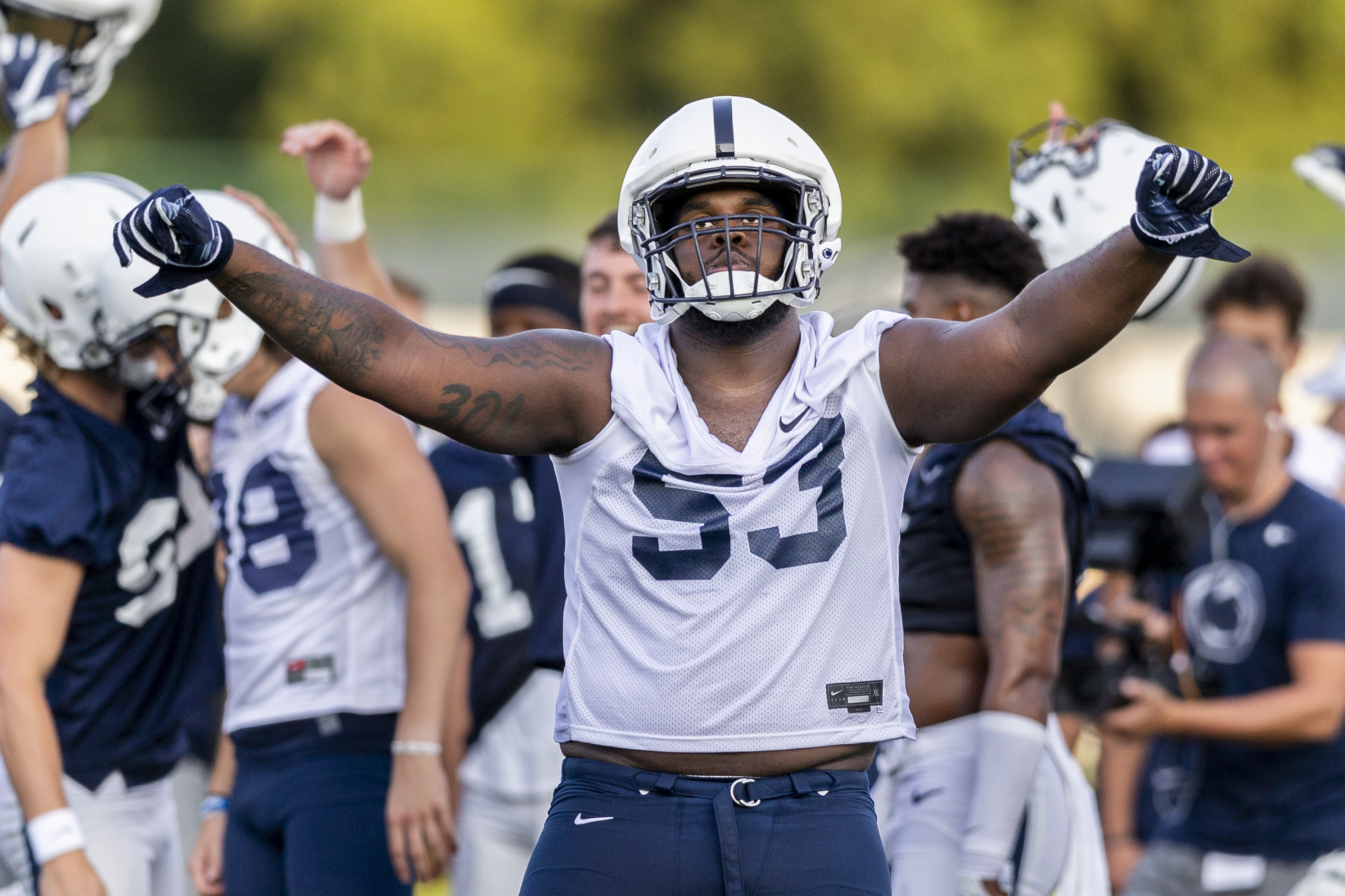 Scenes from Penn State's first practice of the season - pennlive.com