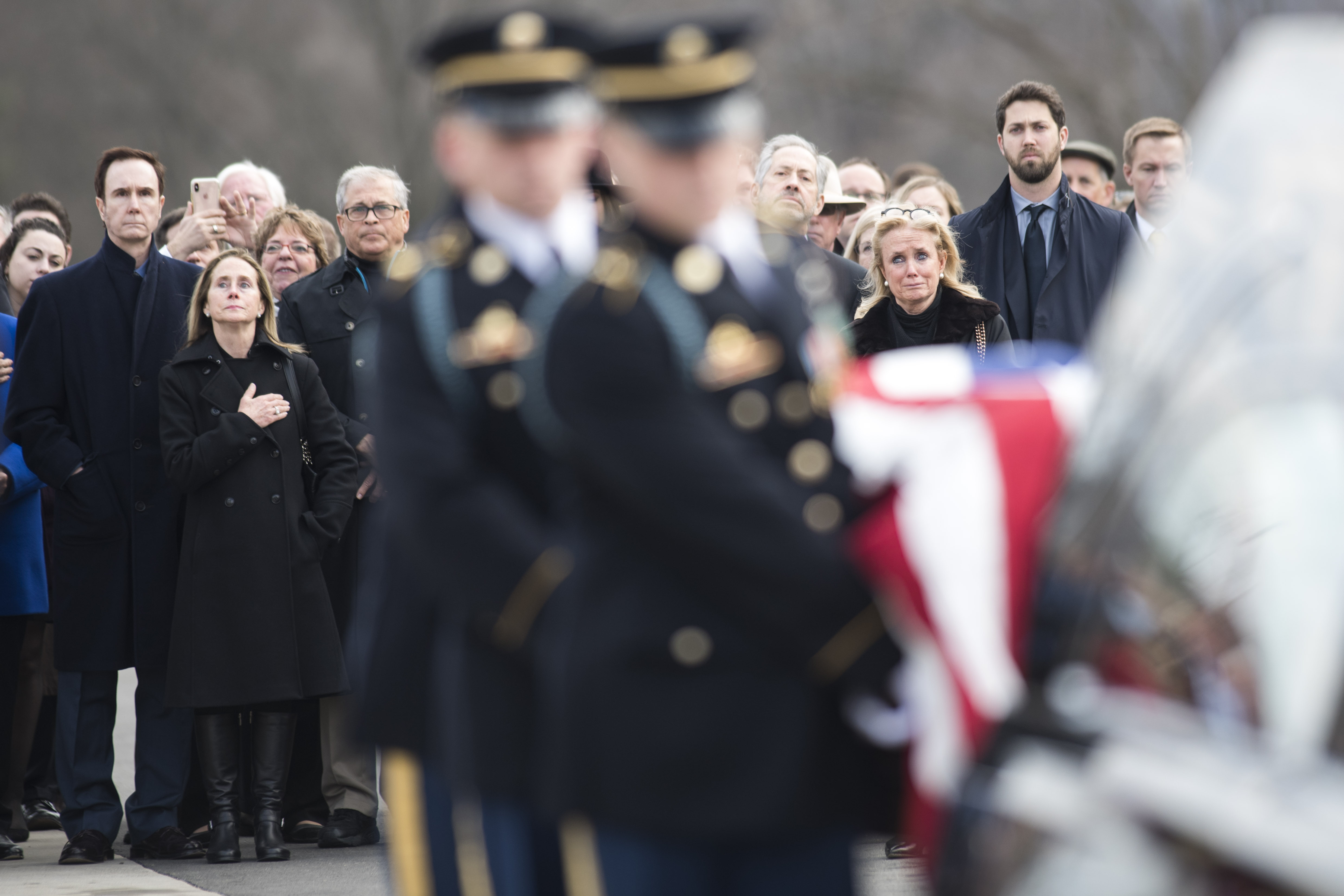 John Dingell buried with military honors at Arlington National Cemetery ...