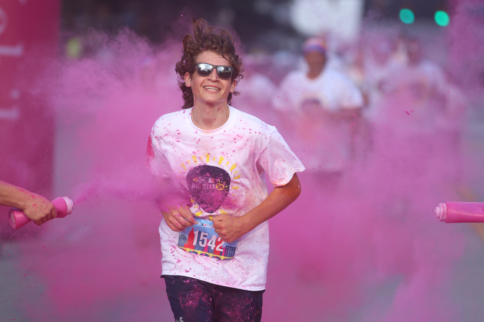 Color Run All-Star 5K runners take on colorful new look during the race ...