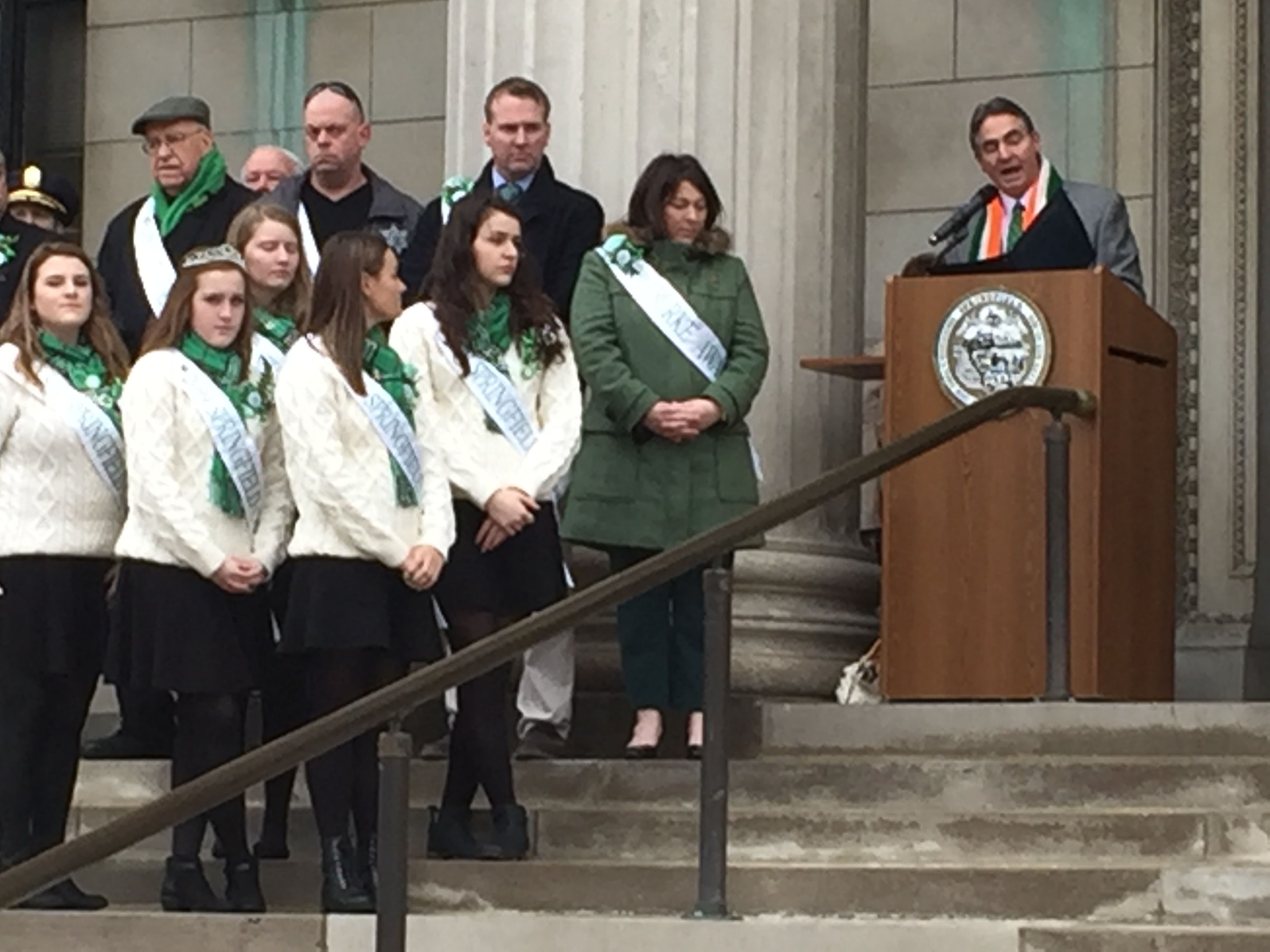 Springfield celebrates St. Patrick's Day weekend with raising of Irish ...