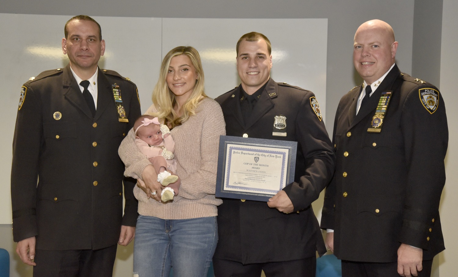 Six honored at "Cop of the Month" ceremony - silive.com