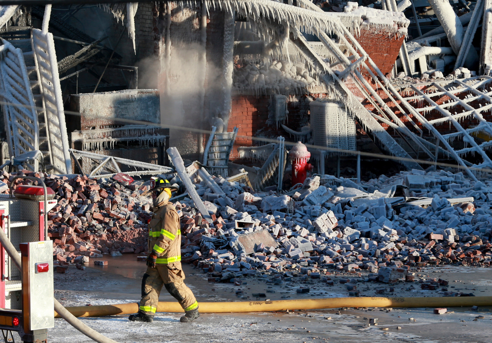 Massive blaze at historic Marcal Paper plant turns building into ...