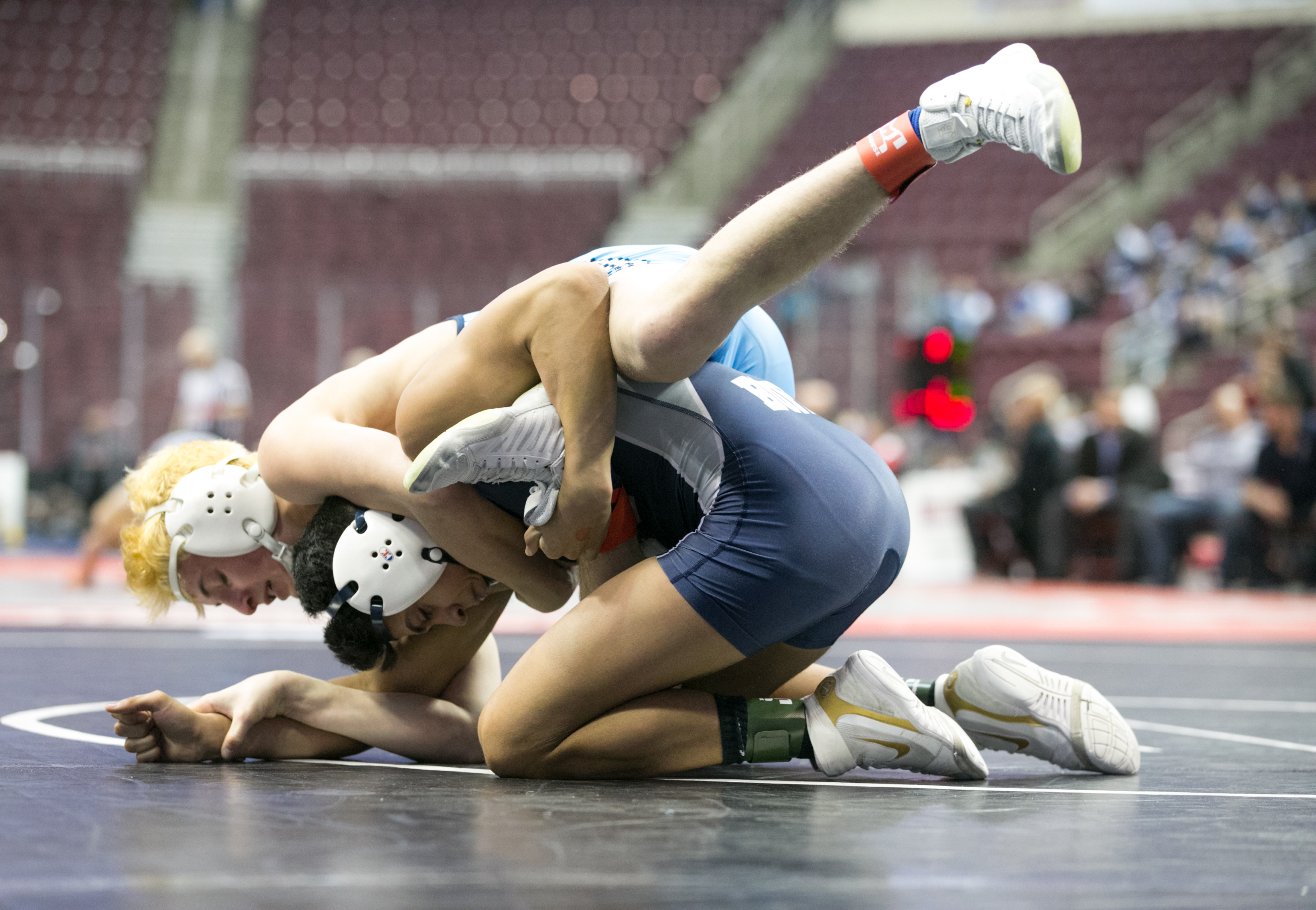 Newport vs Burrell first round 2A team wresting championships ...