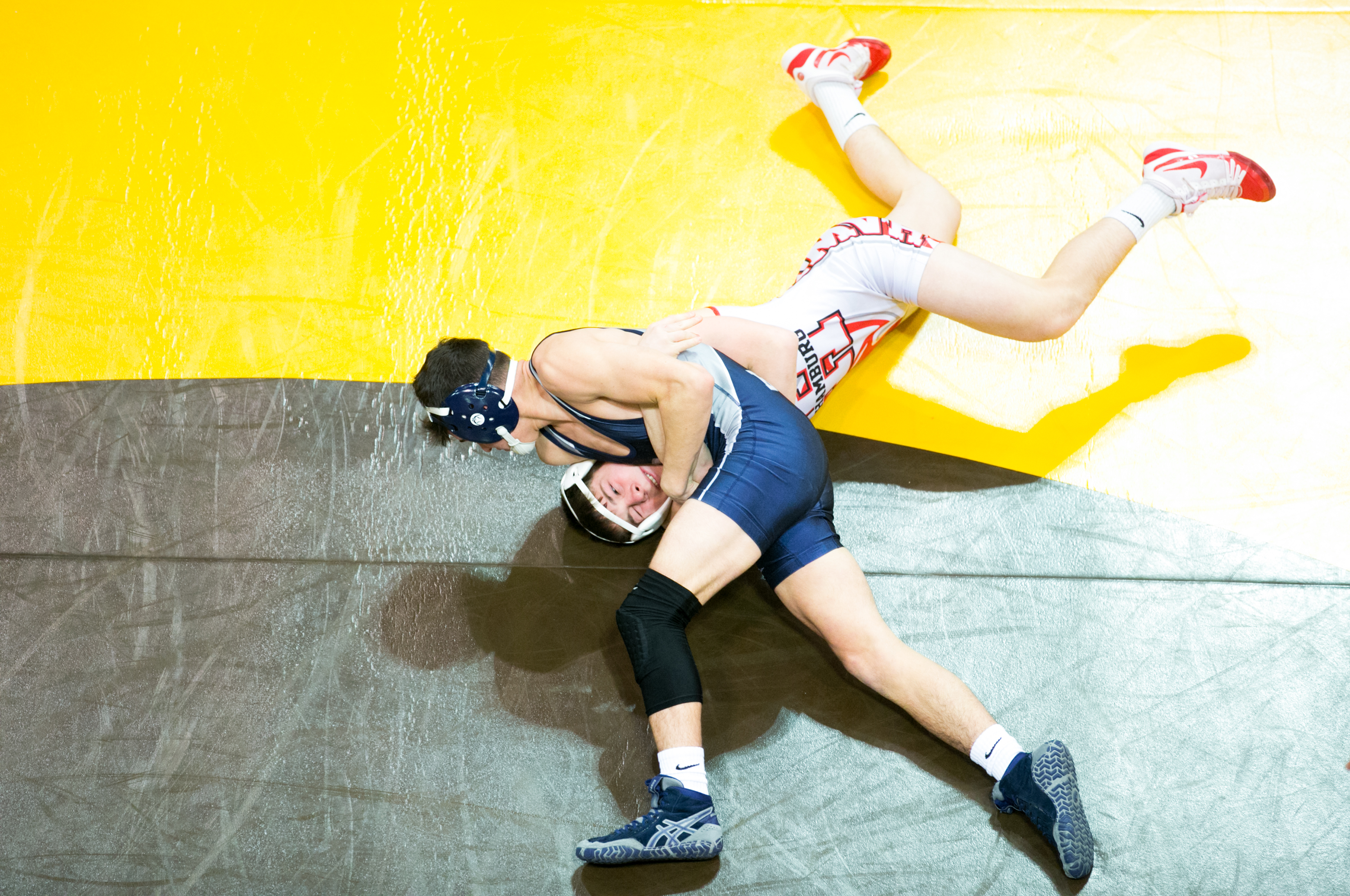 Hamburg vs Newport in the District 3 Class 2A team wrestling ...