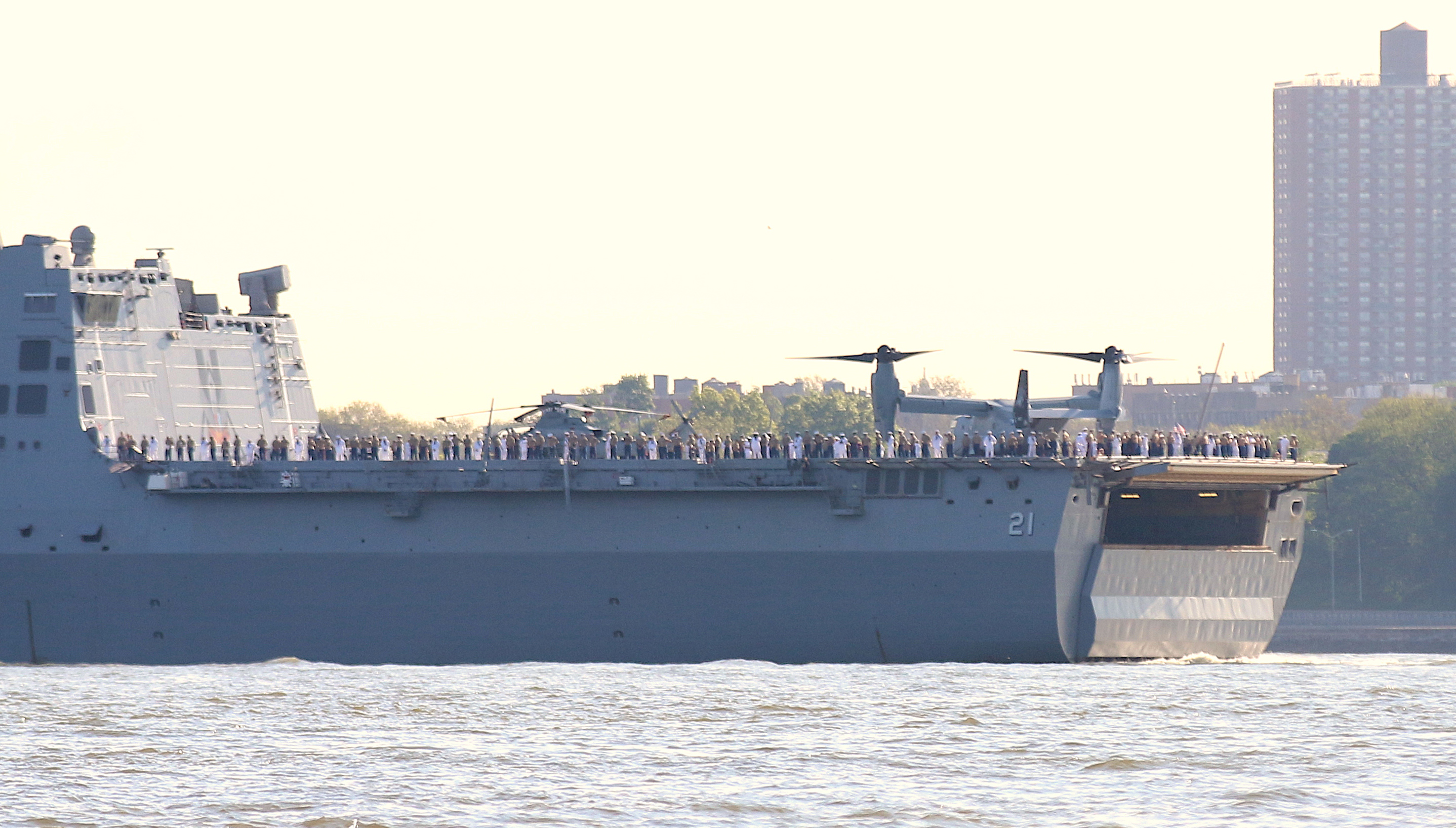 Fleet week 2019 kicks off with a beautiful Parade of Ships - silive.com
