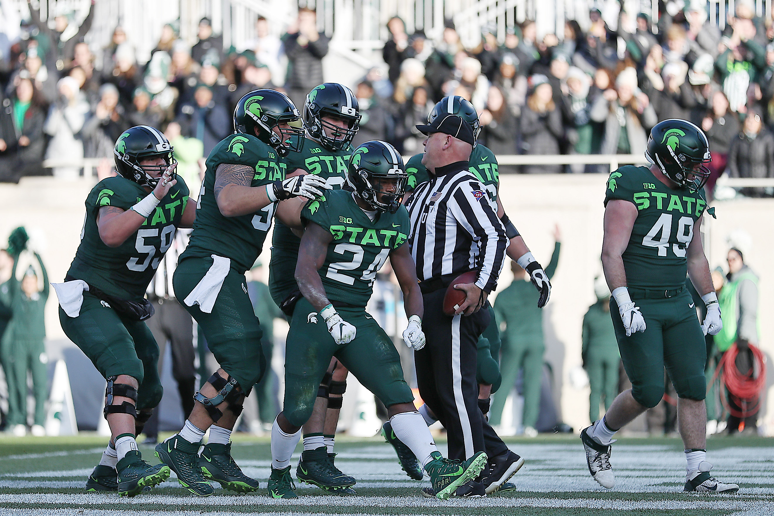 College football: Michigan State vs. Illinois - November 9, 2019 ...