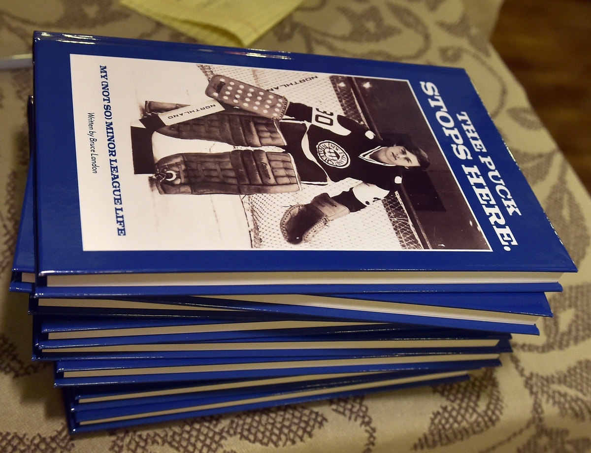 American Hockey League Hall of Fame member Bruce Landon stages book ...