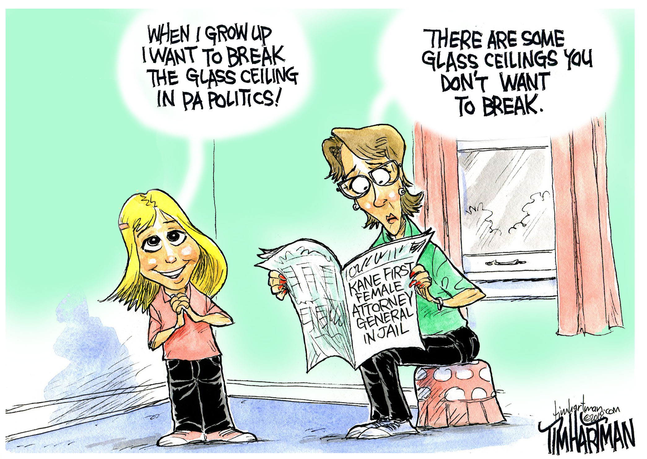 Glass Ceiling Cartoon