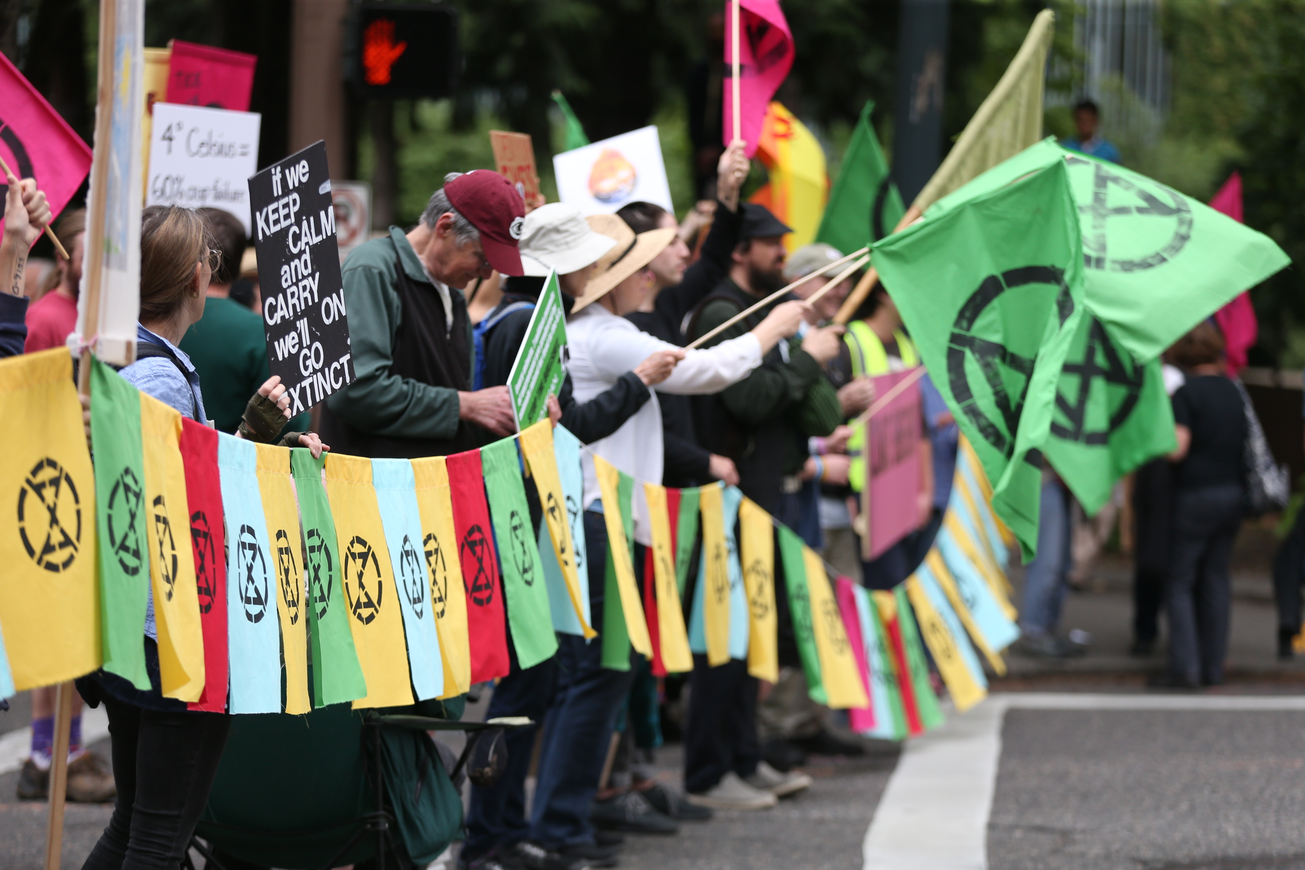 Climate Change Demonstration in Downtown Portland - oregonlive.com