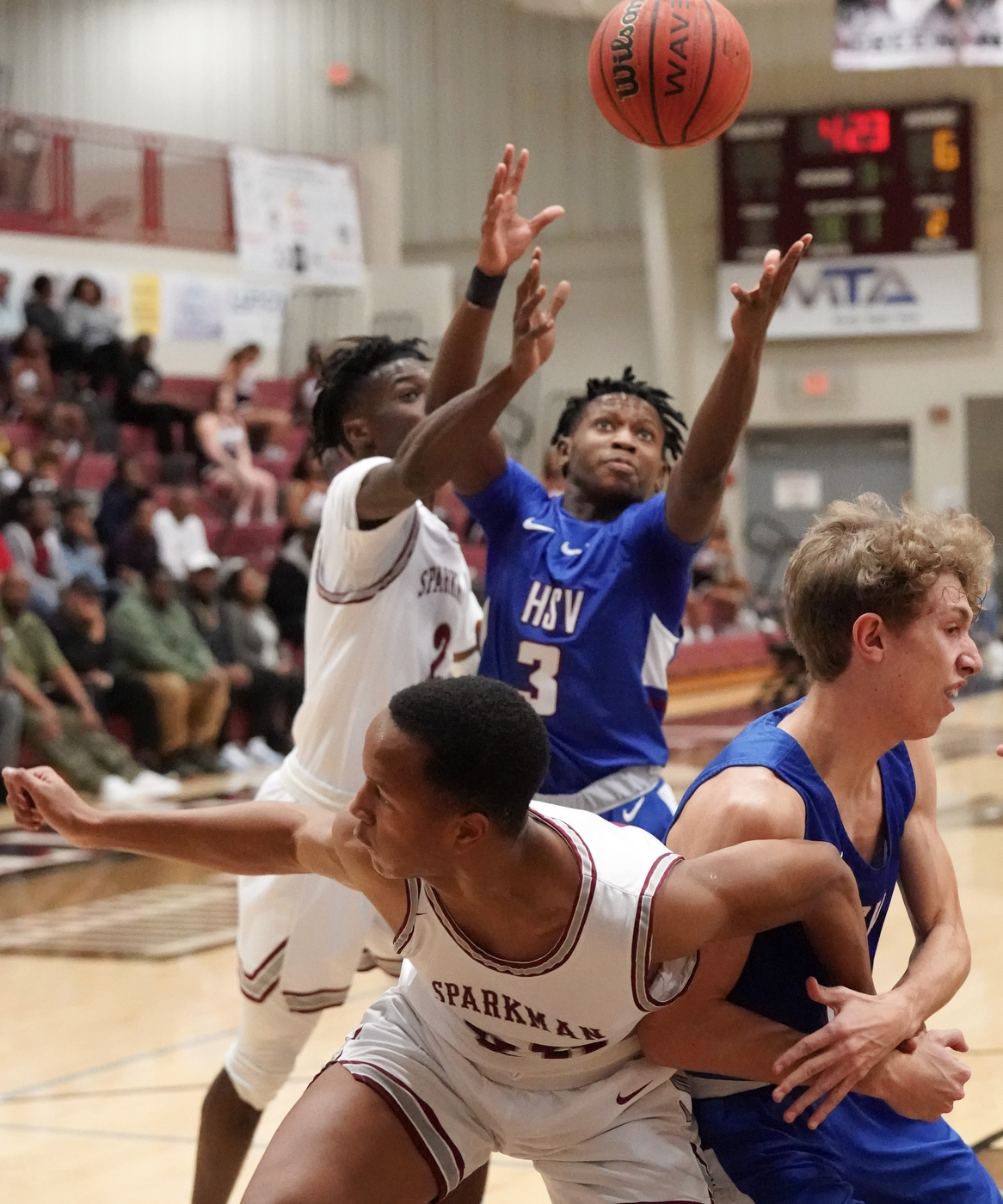 Huntsville vs. Sparkman 7A Area 7 boys basketball final 2.8.2020 - al.com