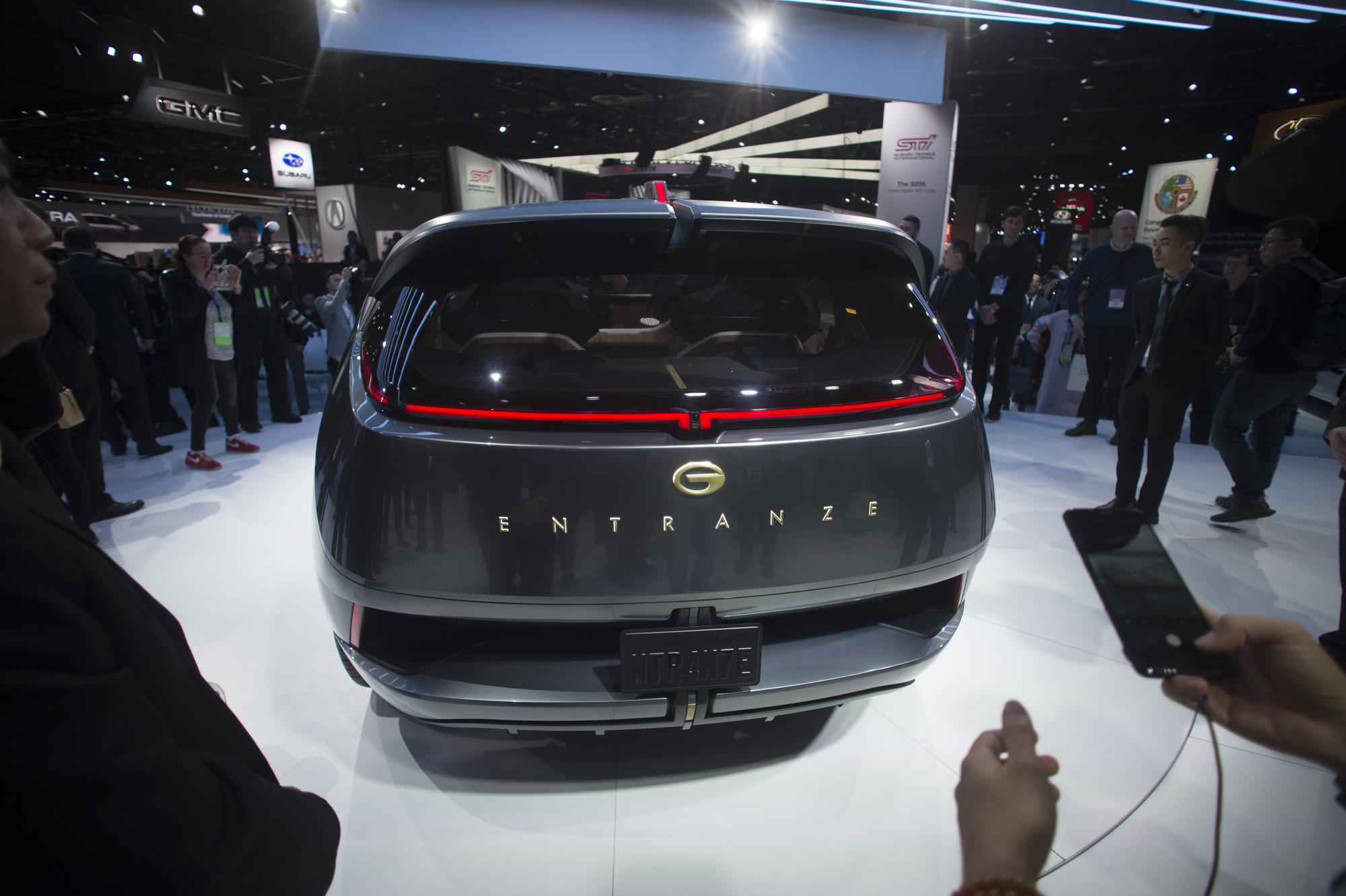 GAC unveils concept car Entranze at the 2019 Detroit auto show - mlive.com