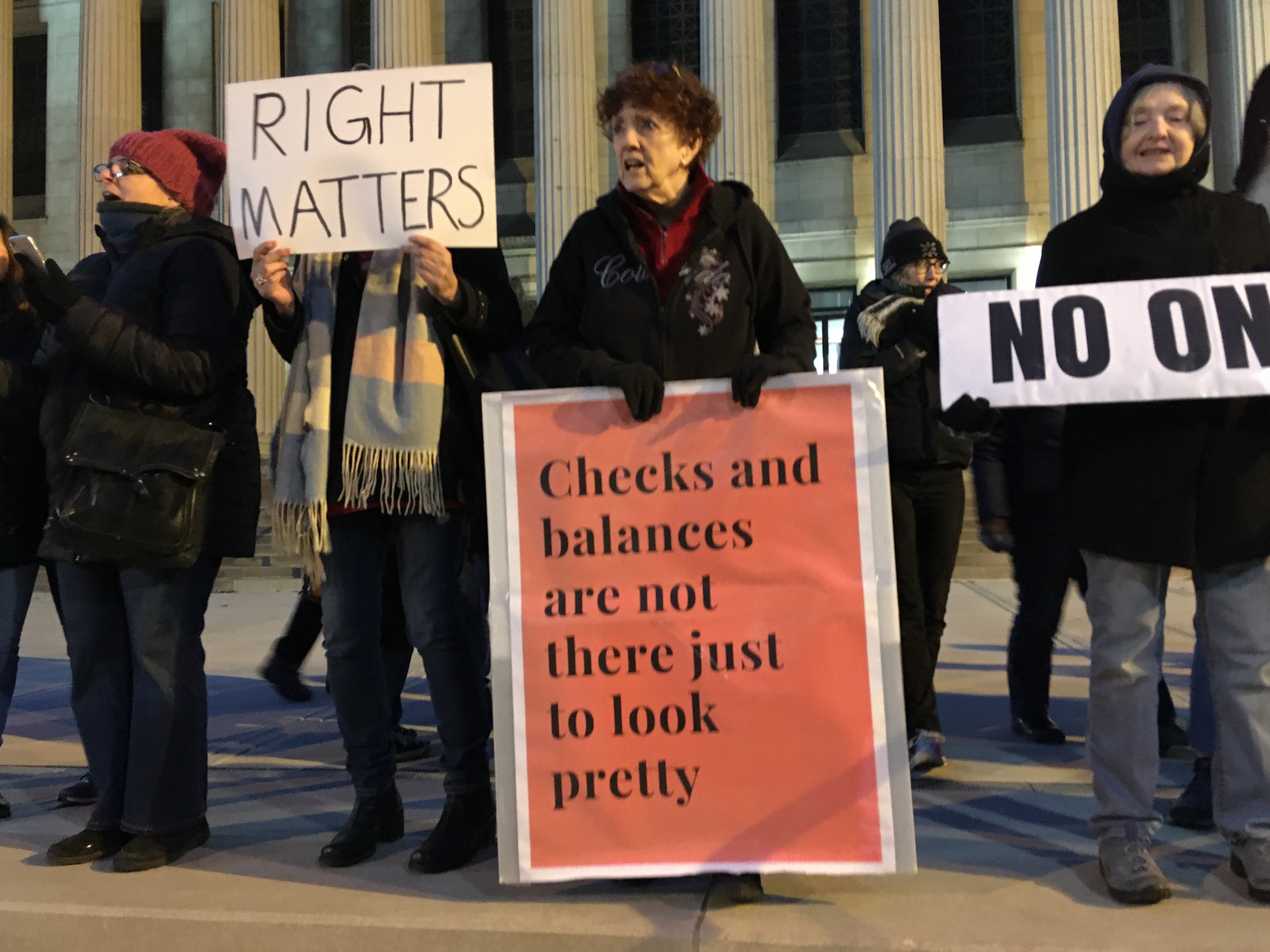 Rise Up Western Mass protests impeachment vote in Springfield ...