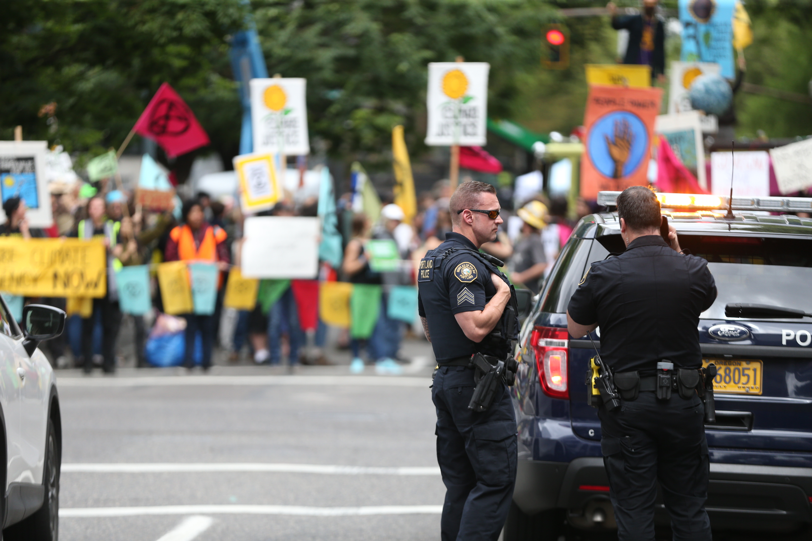 Climate Change Demonstration in Downtown Portland - oregonlive.com