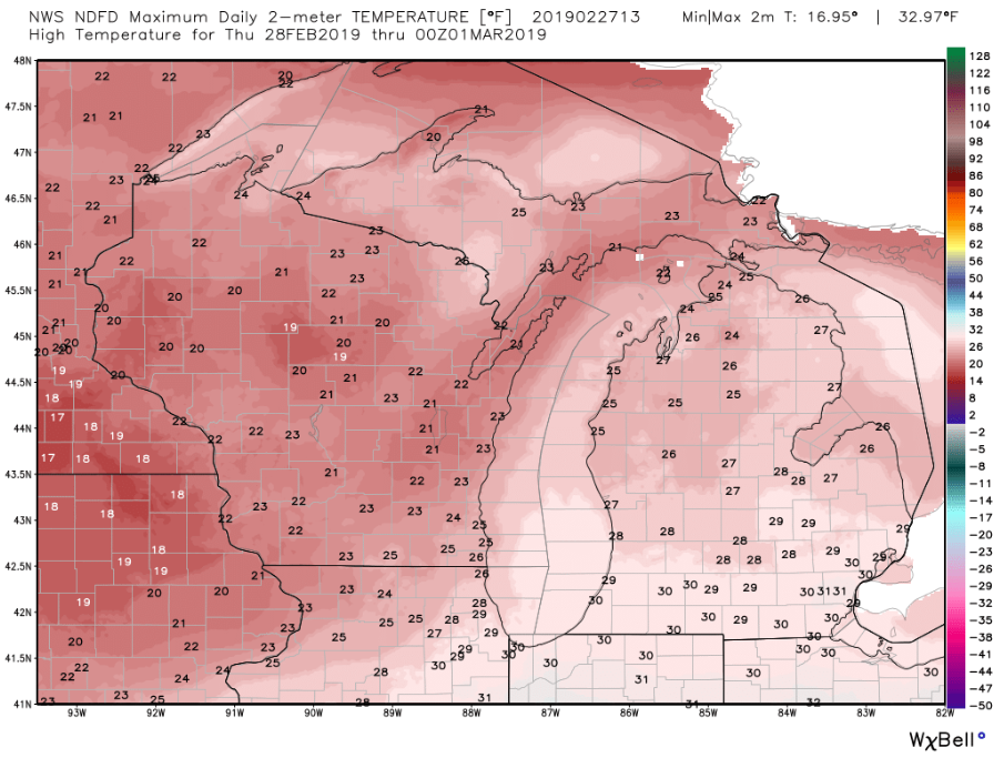Weather graphics, information for Wednesday, Feb. 27 in Michigan ...