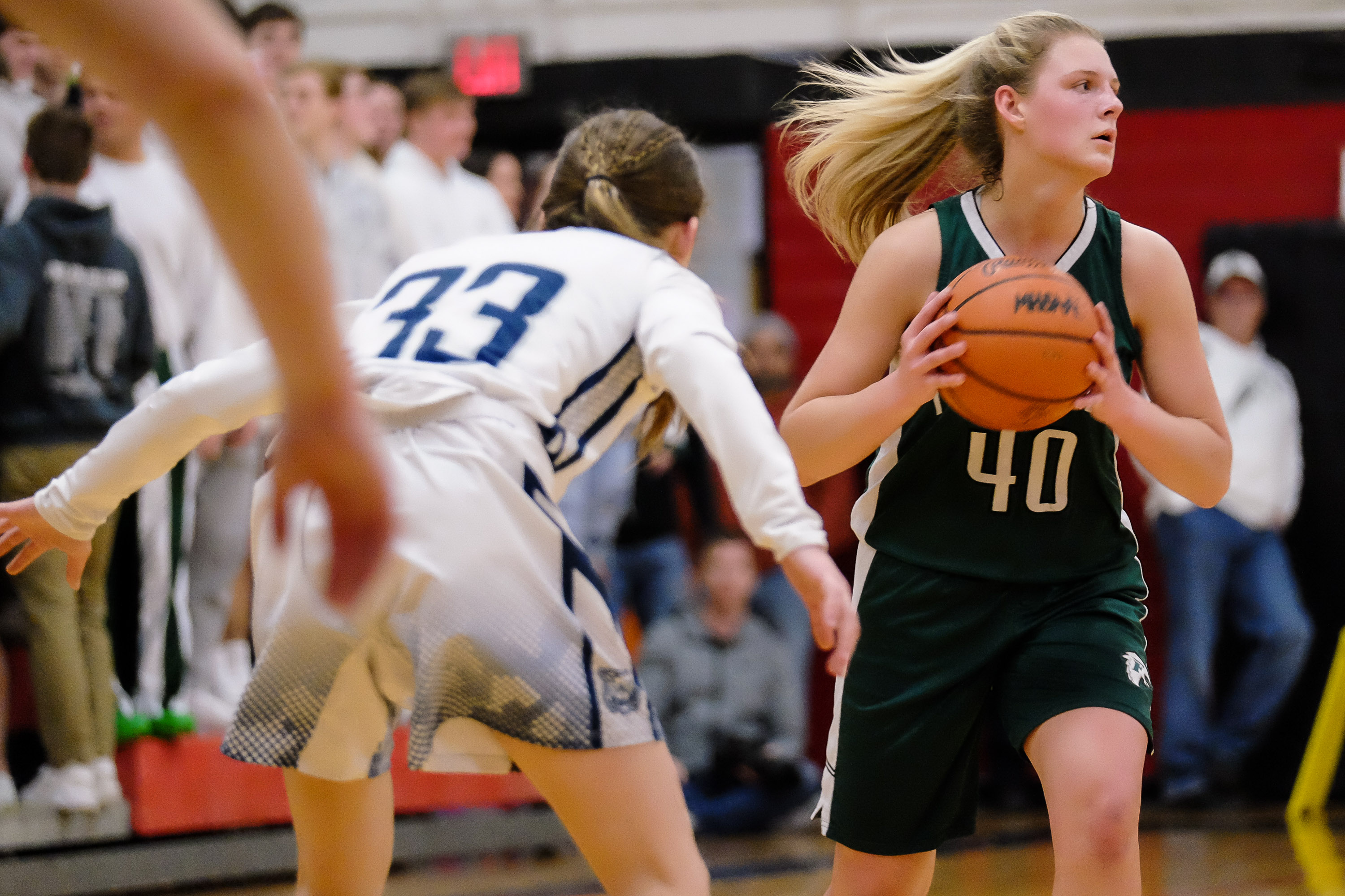 Freeland girls basketball defeats John Glenn 64-38 to win district ...