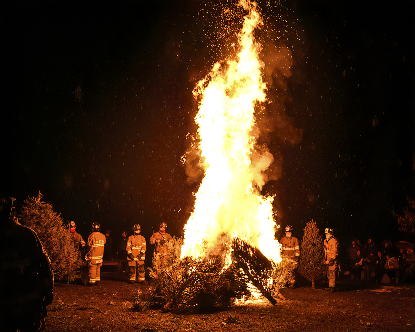 The 12th Annual Clinton Yuletide Bonfire in Clinton, NJ on 2-1-2020 ...