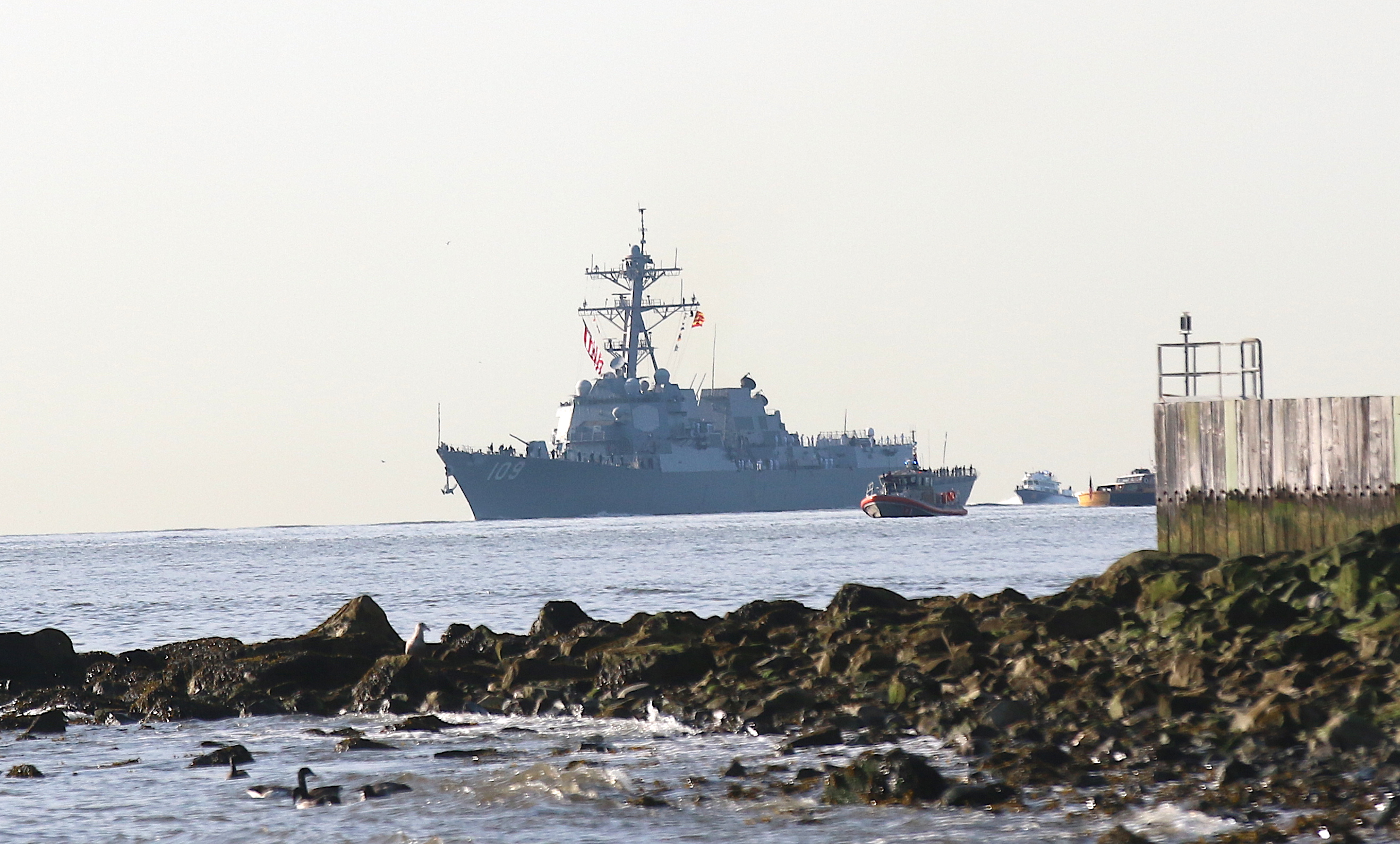 Fleet week 2019 kicks off with a beautiful Parade of Ships - silive.com